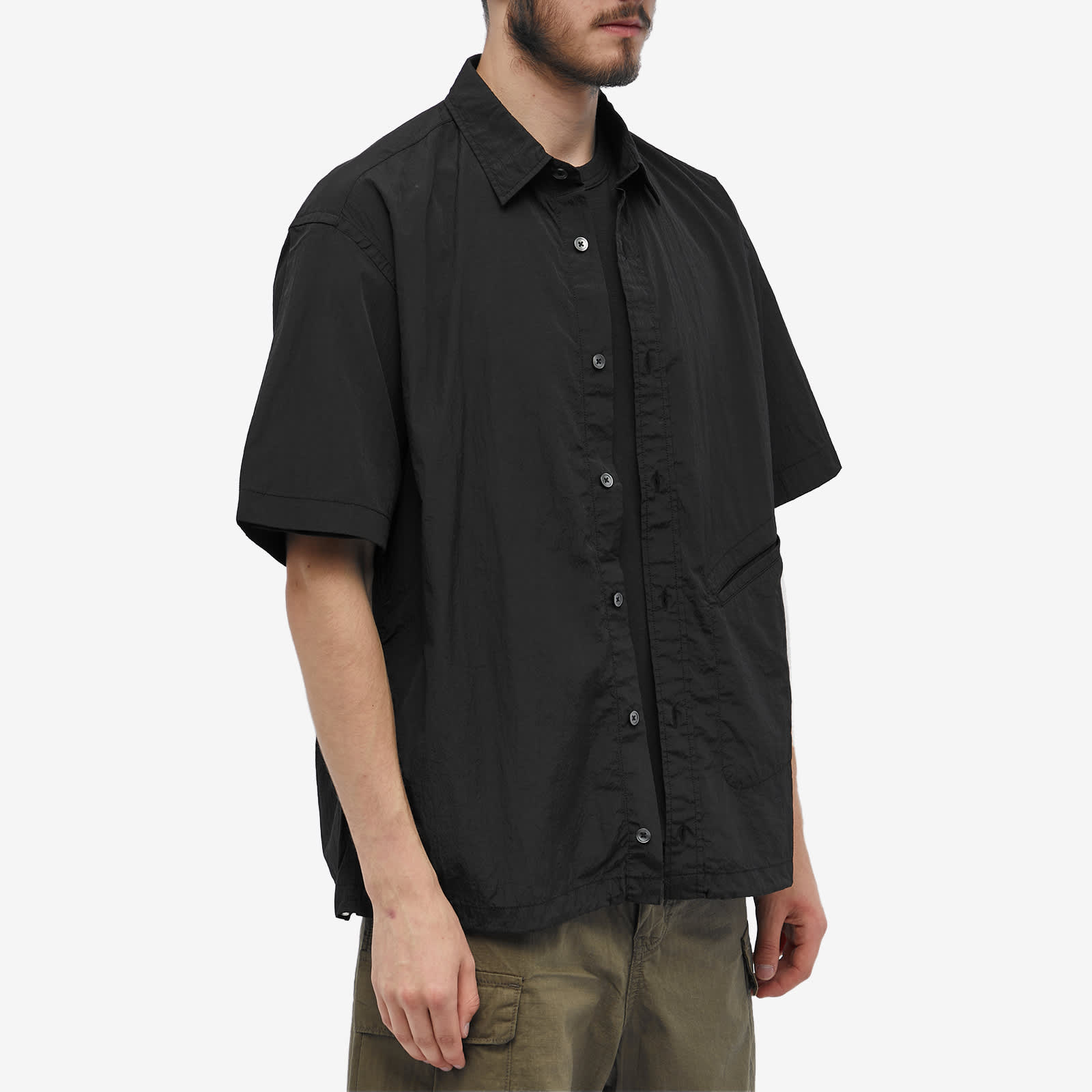 FrizmWORKS Nyco String Short Sleeve Shirt Black | END. (GB)