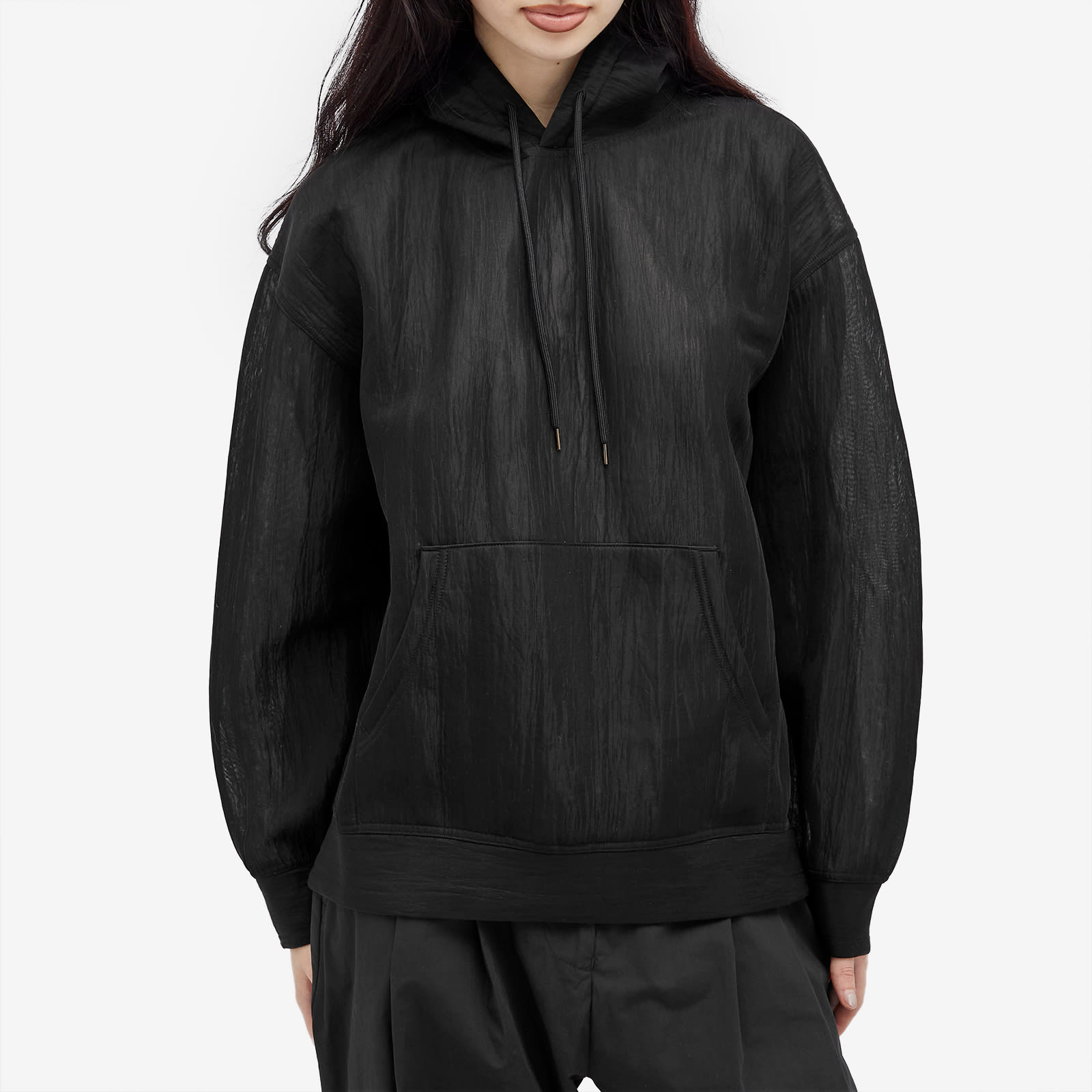 Auralee Elastic Sheer Nylon Parka Black | END. (HK)