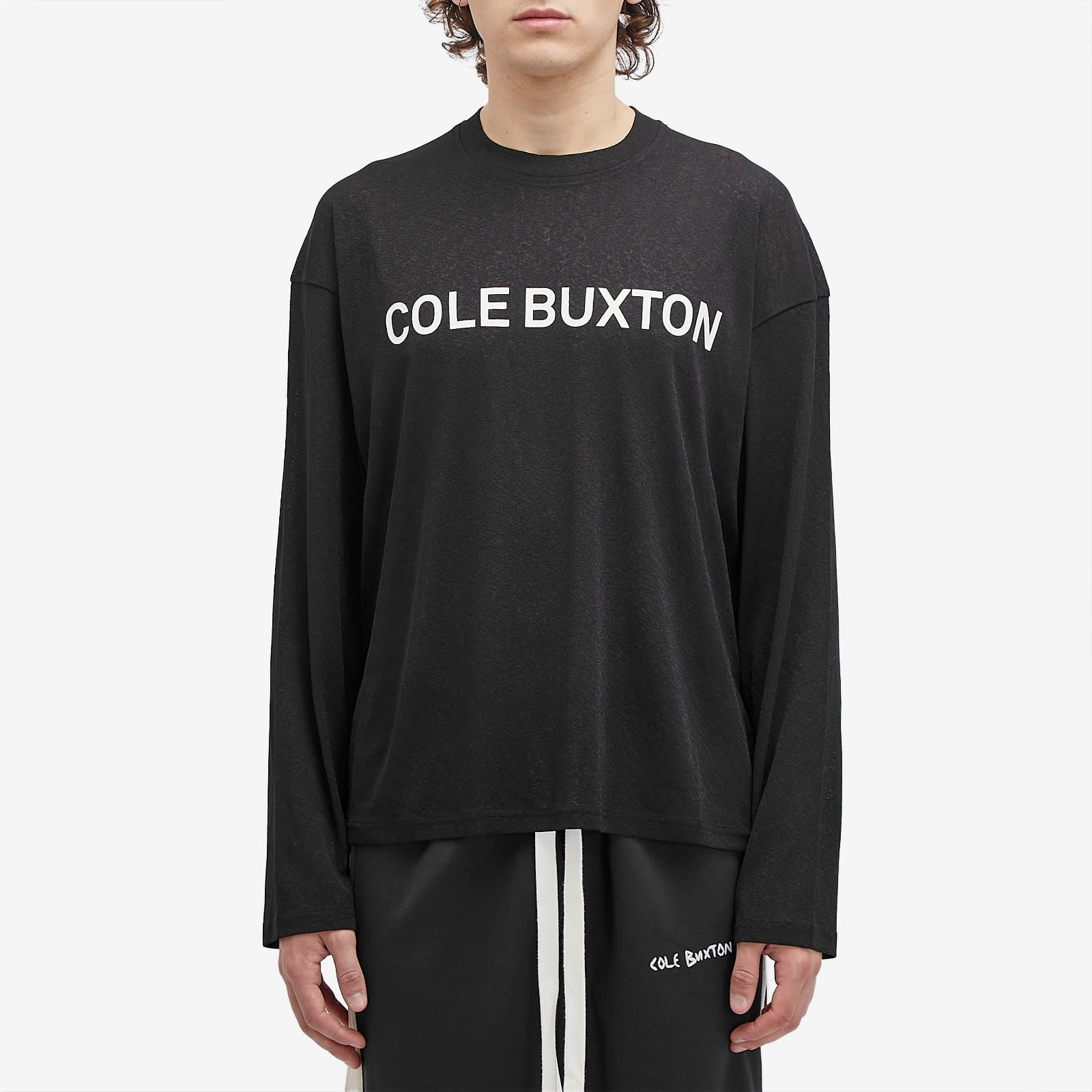 Cole Buxton Waffle Long Sleeve Shirt Vintage Black | END. (CN)
