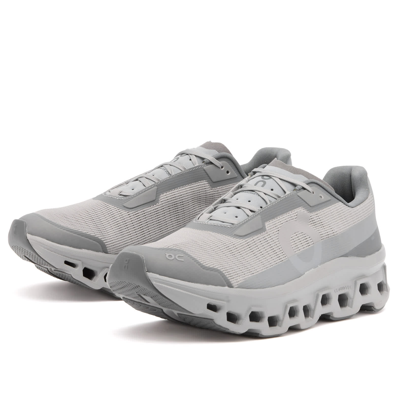 On Cloudmonster Void Sneakers Alloy & Glacier | END. (AU)