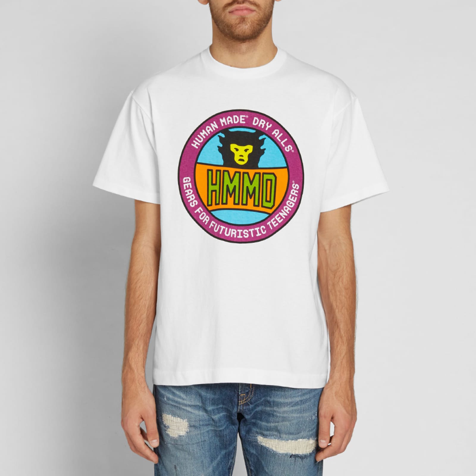 Human Made HMMD Logo Tee White | END. (GB)