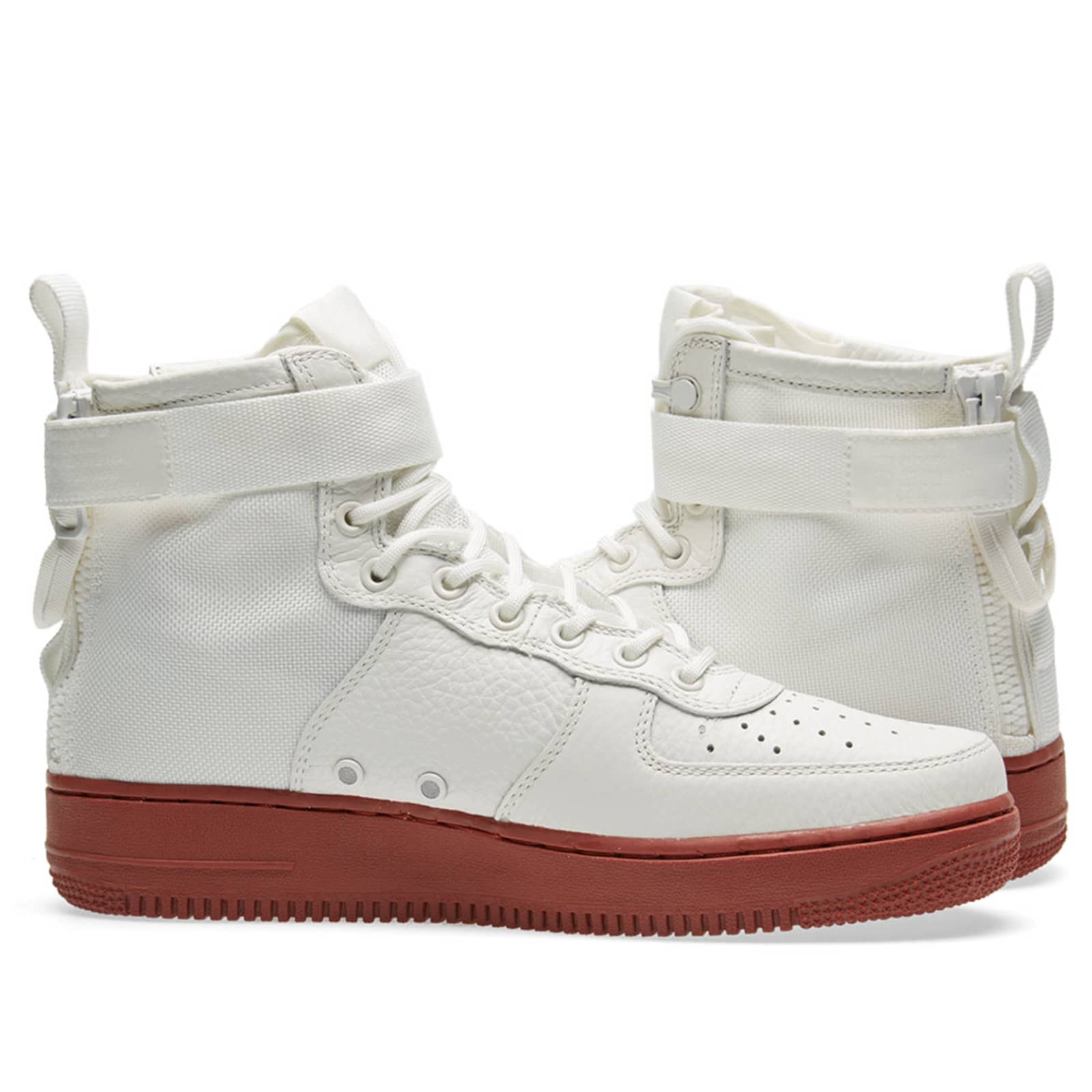 Nike SF Air Force 1 Utility Mid Ivory & Mars Stone | END.