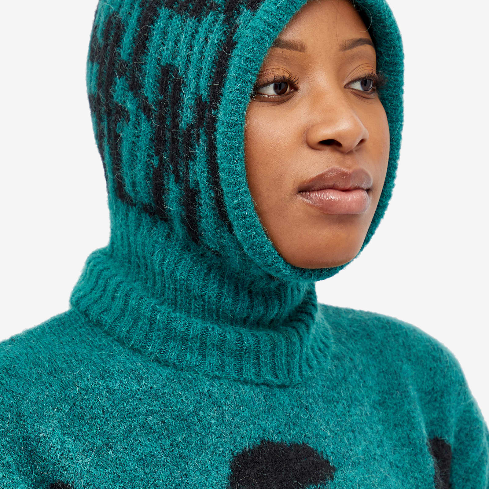 Carne Bollente Robite Hood Balaclava Green | END. (CA)