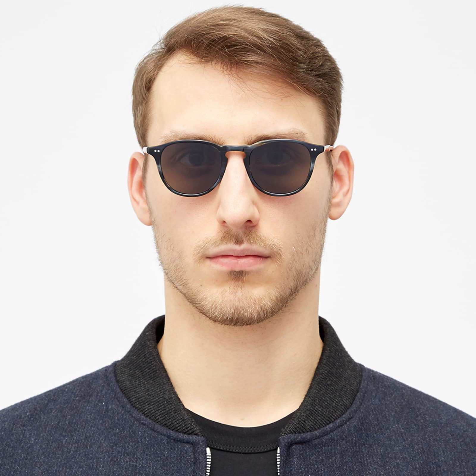 Garrett Leight Hampton Sunglasses Basalt & Semi-Flay | END. (GB)