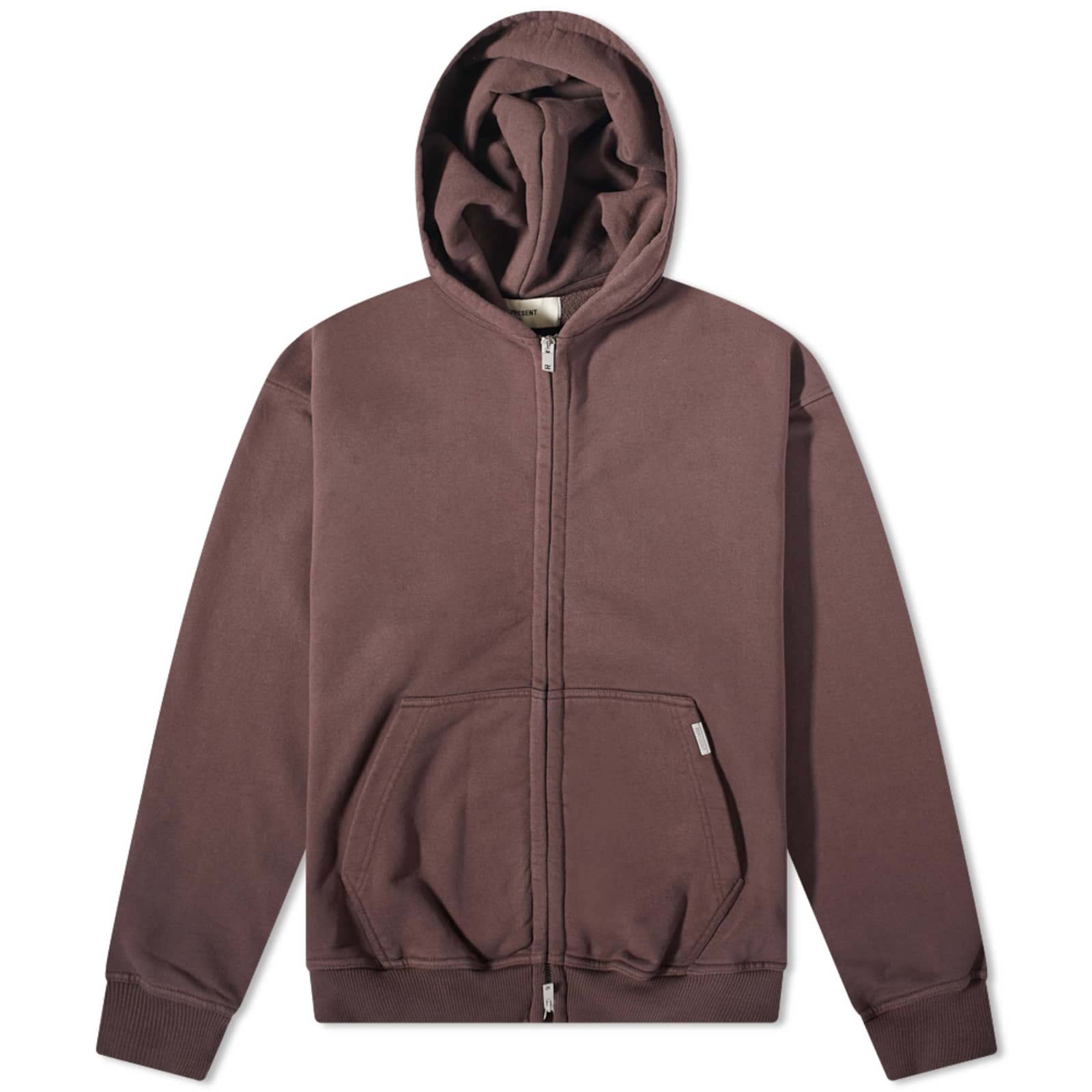 Represent Blank Zip Hoodie Plum | END. (GB)