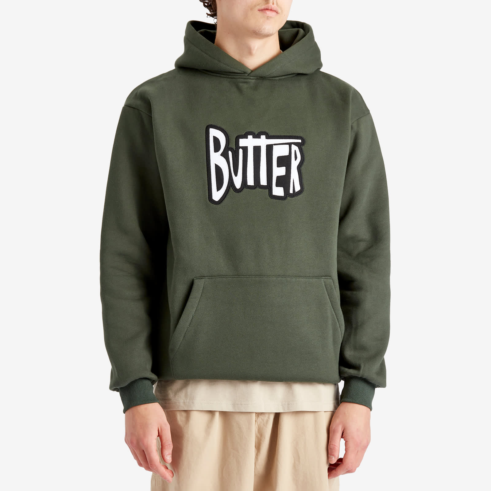 Butter Goods Sketch Applique Hoodie Fatigue | END. (HK)