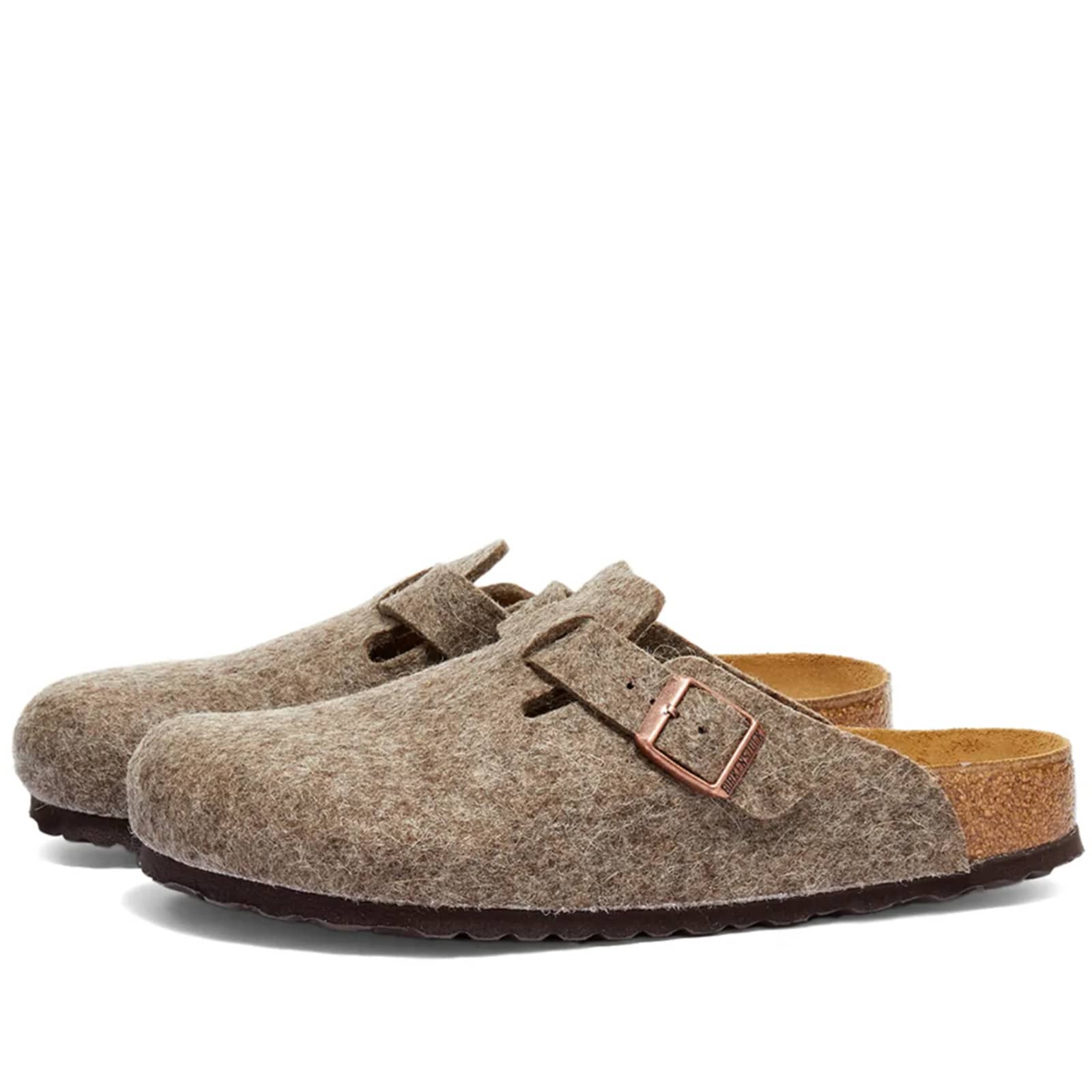 Birkenstock Boston Cocoa Wool | END. (US)