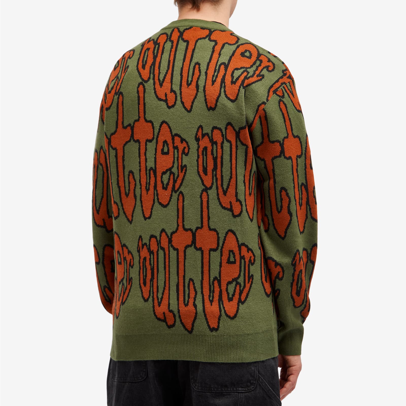 Butter Goods Frenzy Knit Jumper Fatigue | END. (US)
