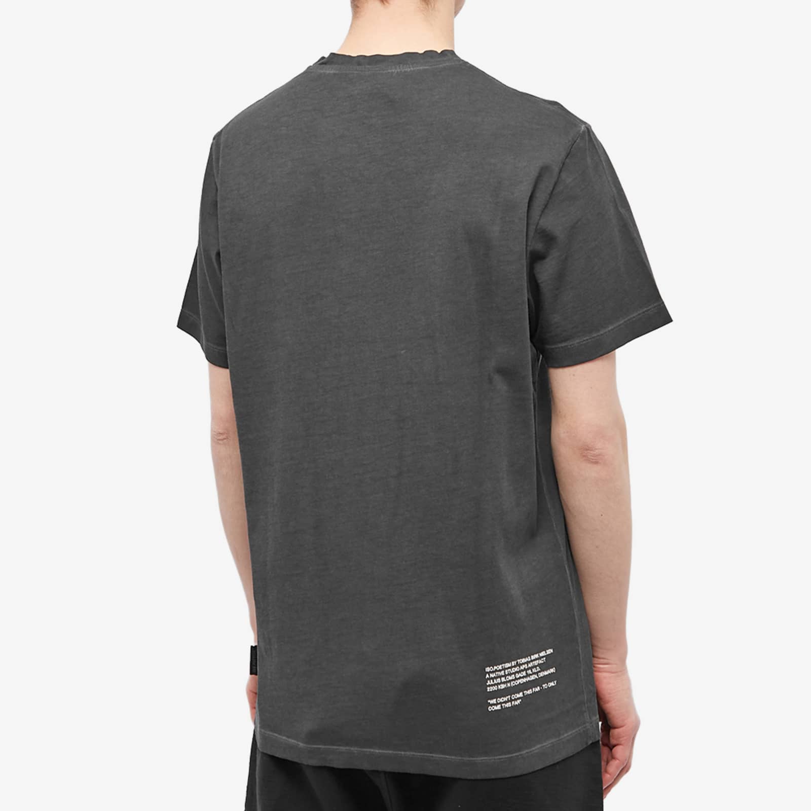 Tobias Birk Nielsen Keel Base Logo Cold Dye T-Shirt Black | END.