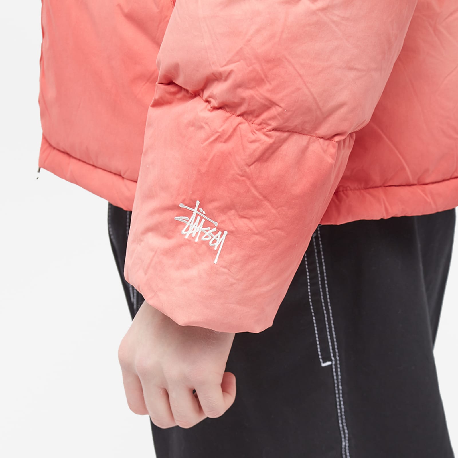 Stussy Recycled Nylon Down Puffer Jacket Faded Red | END. (KR)