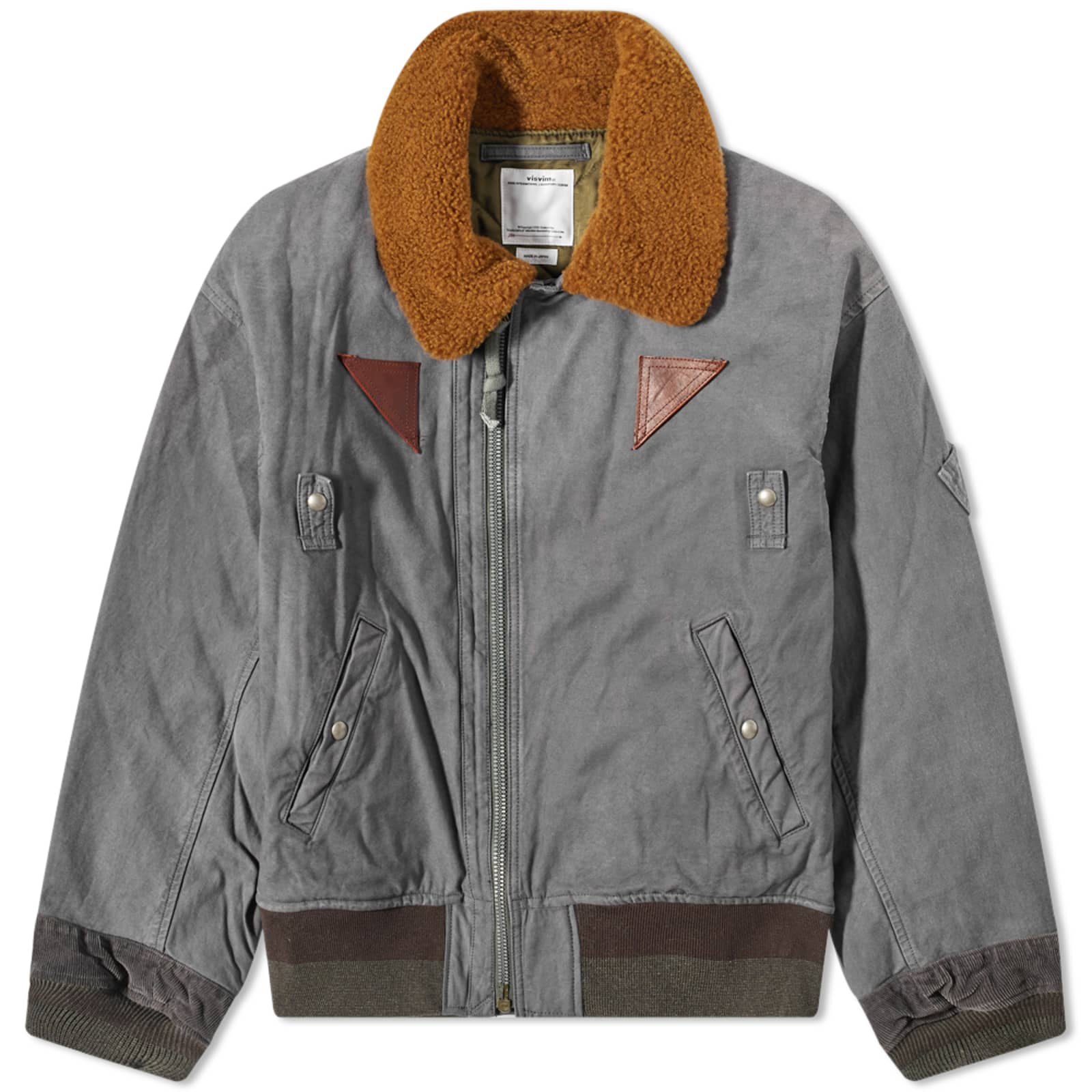 Visvim Monroe Flight Jacket Grey | END. (US)