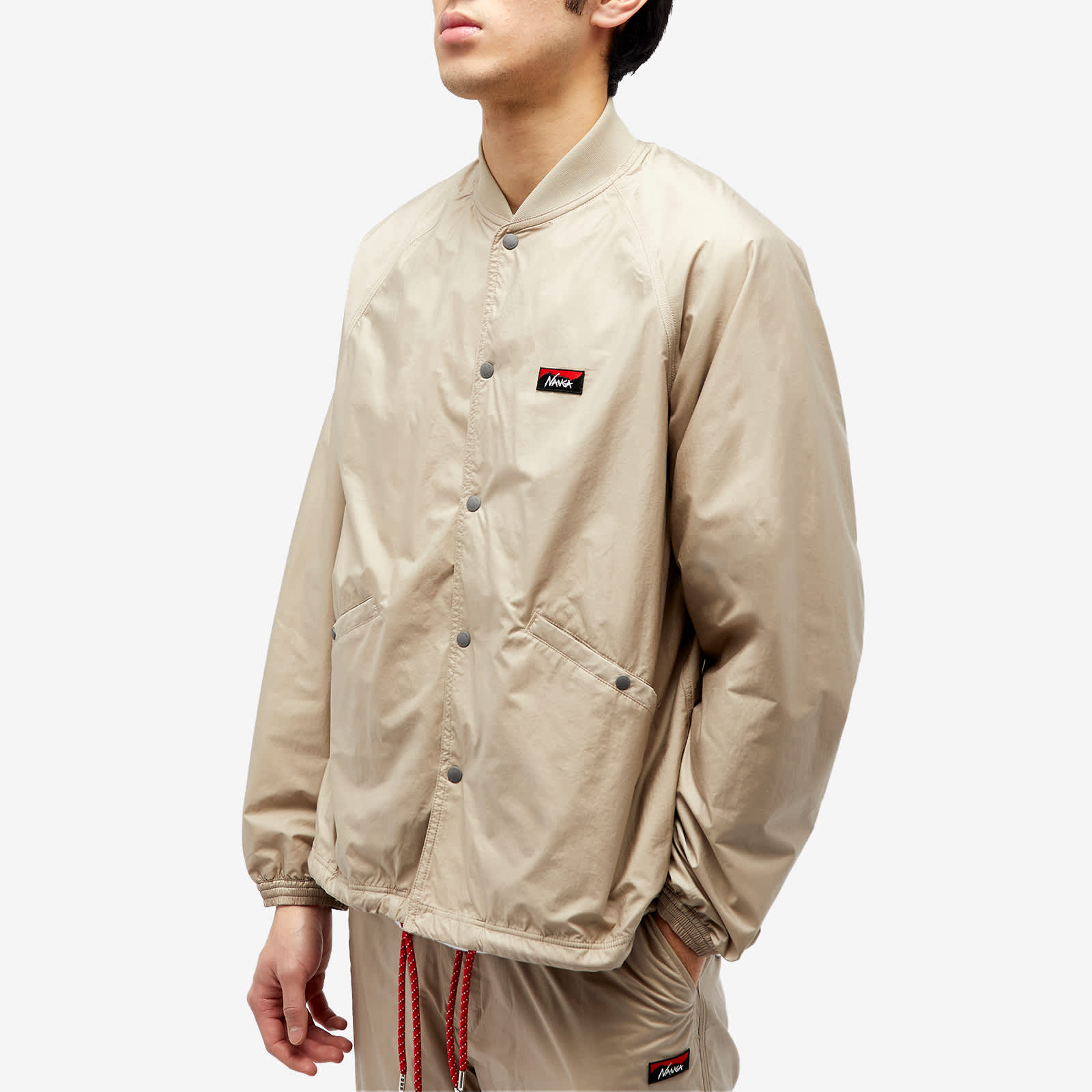 NANGA Rib Collar Coach Jacket Mocha | END. (GB)