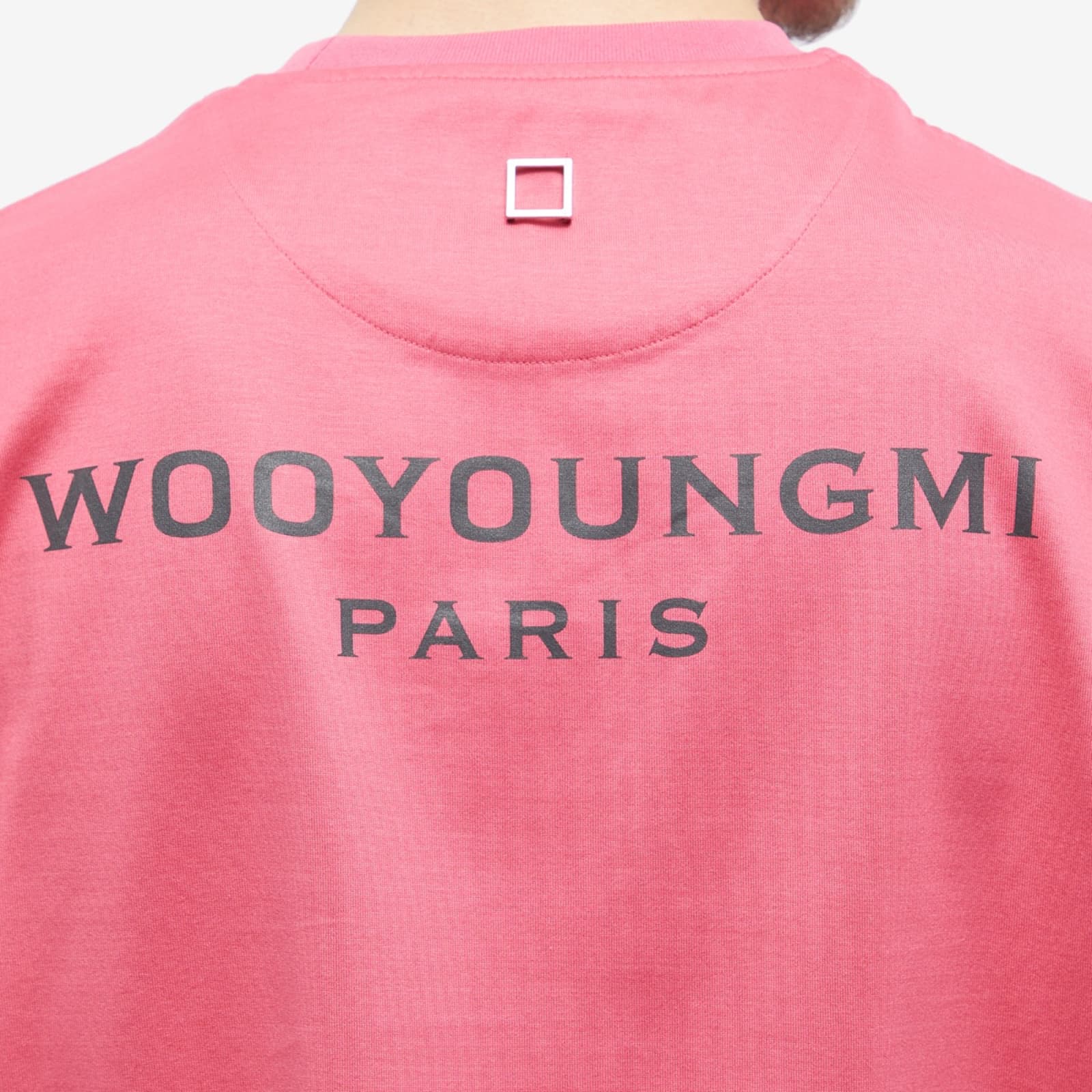 Wooyoungmi Back Logo T Shirt Pink END wooyoungmi-back-logo-t-shirt-pink-end