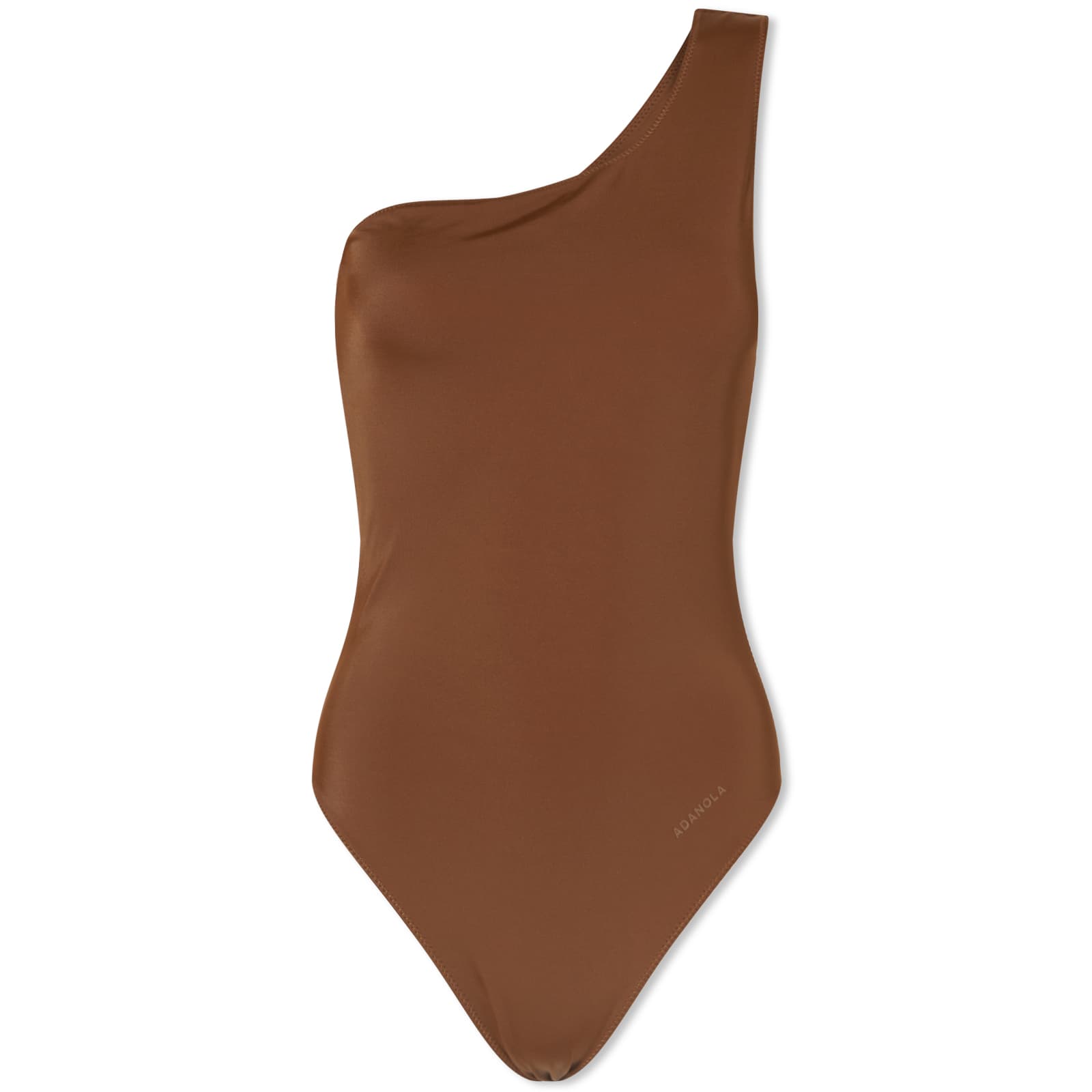 Adanola One Shoulder Swimsuit Chocolate Brown End Gb