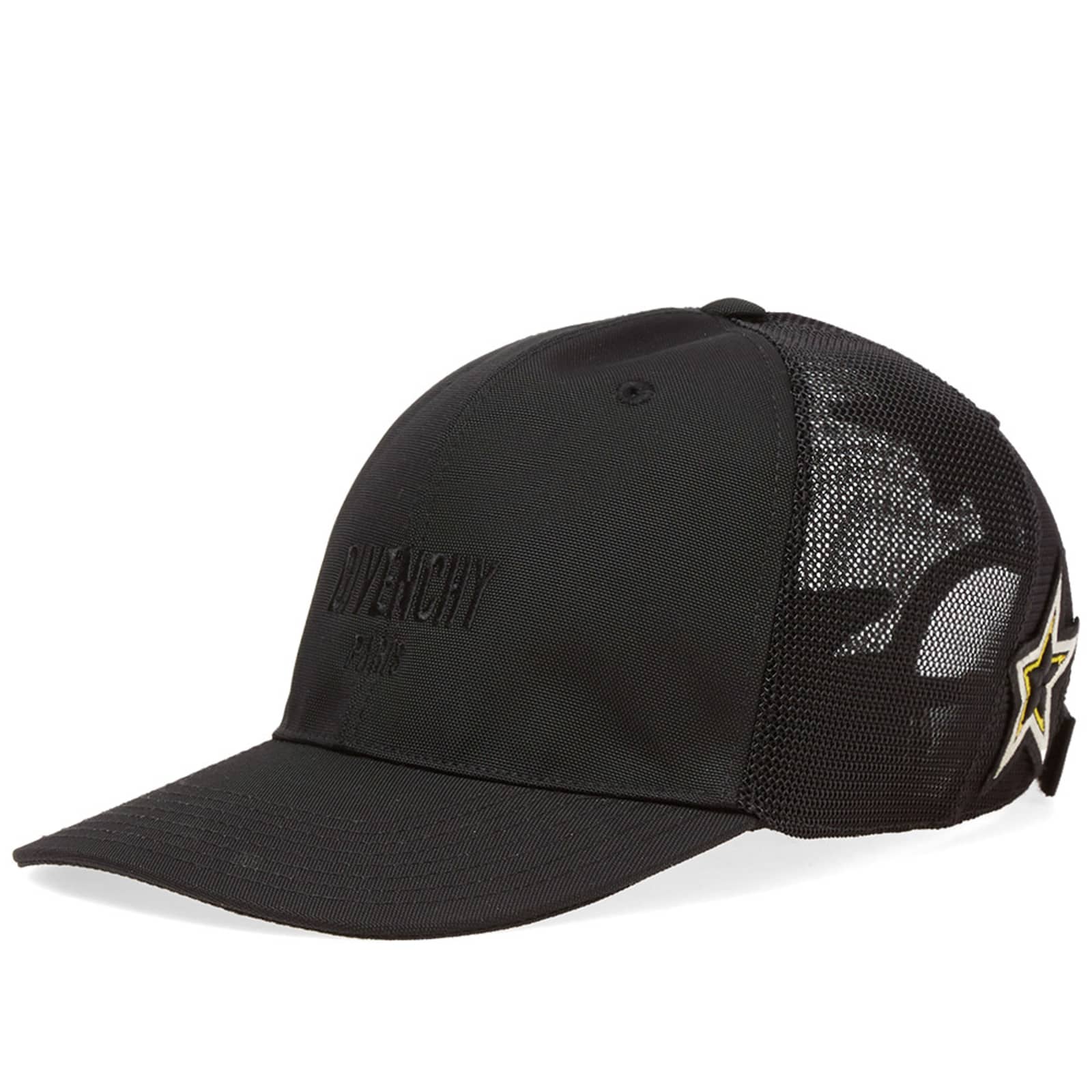 Givenchy Star Patches Logo Cap Black & Yellow | END. (AR)