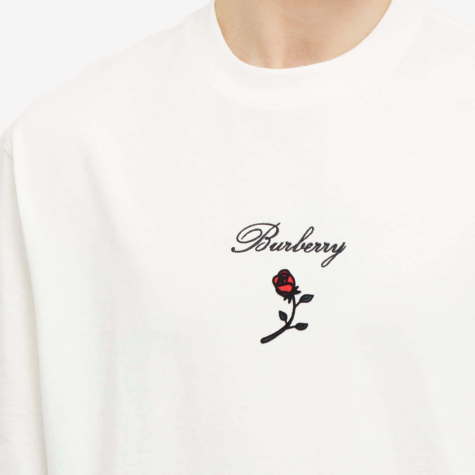 Burberry Rose Logo T-Shirt Rain | END. (US)