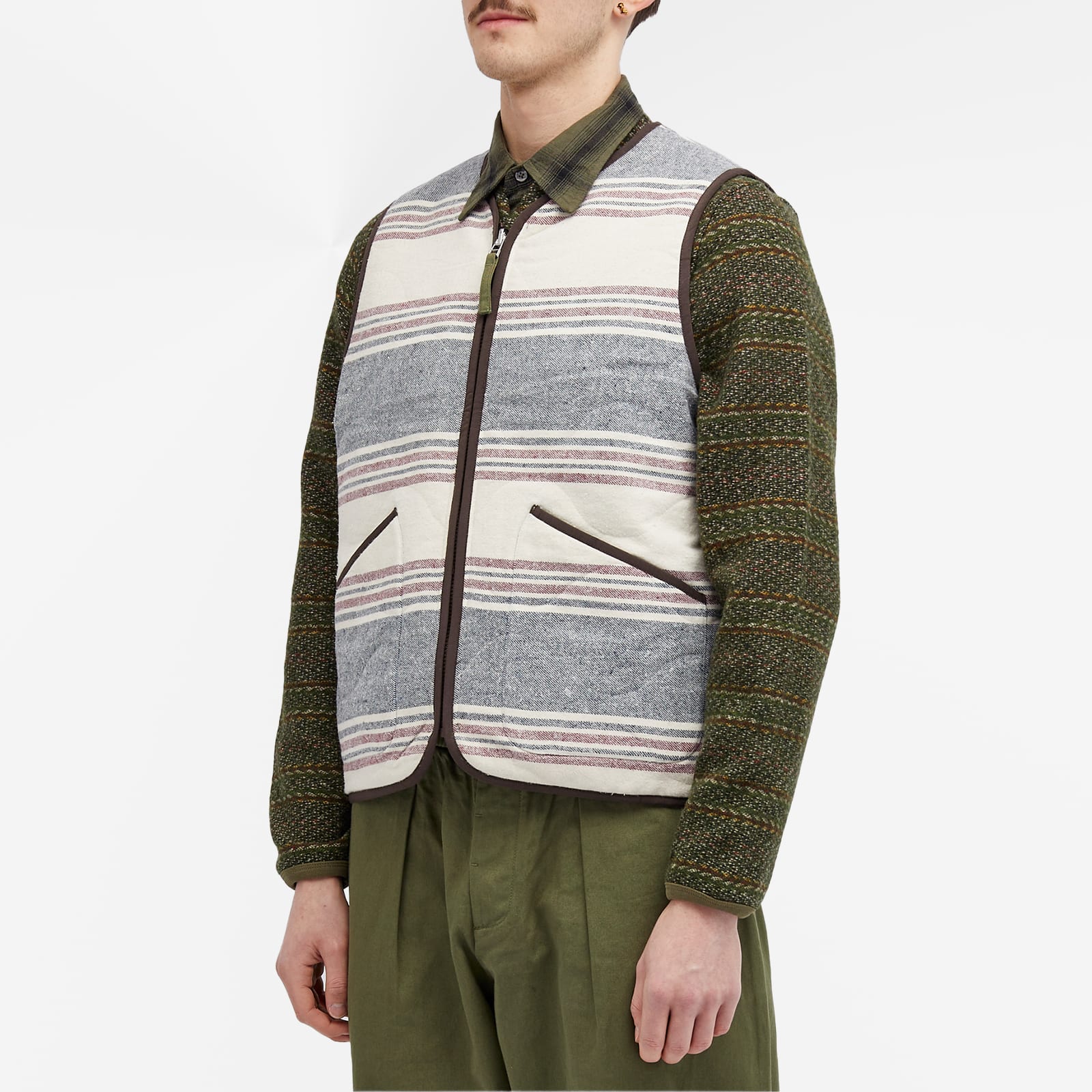 Universal Works Reversible Liner Gilet Brown | END. (KR)