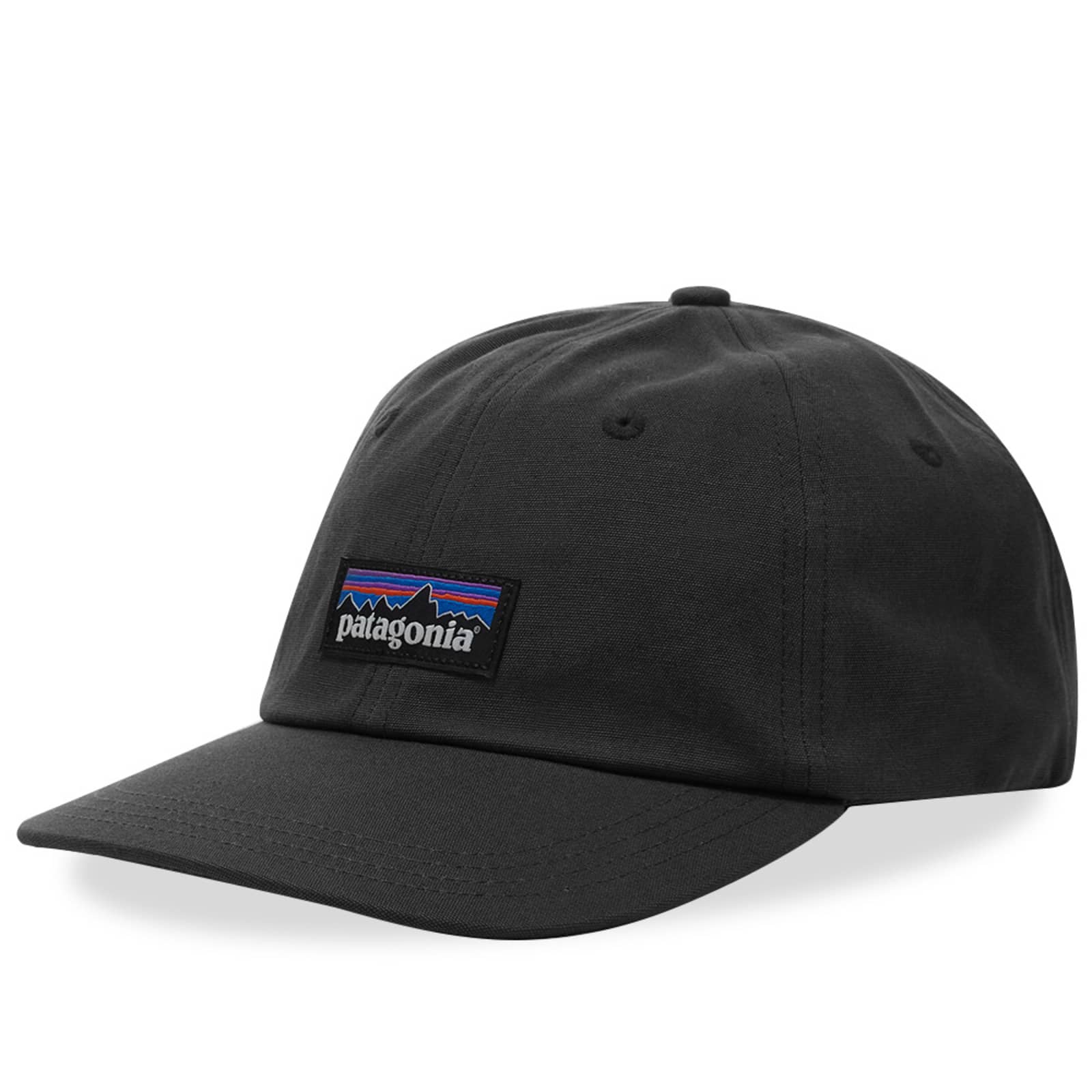 Patagonia P-6 Label Trad Cap Black | END.