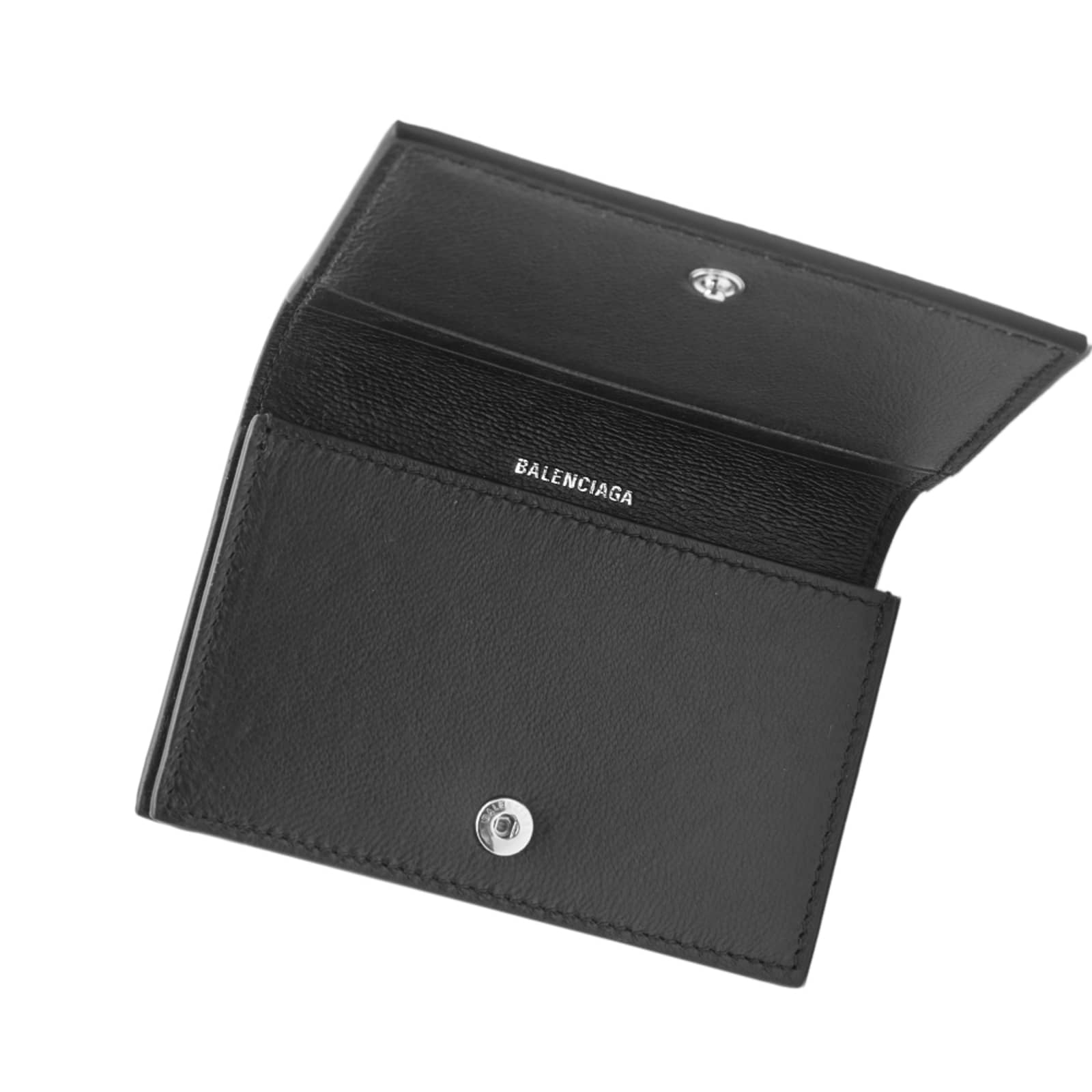 Balenciaga Cash Flip Card Holder Black & White | END. (US)