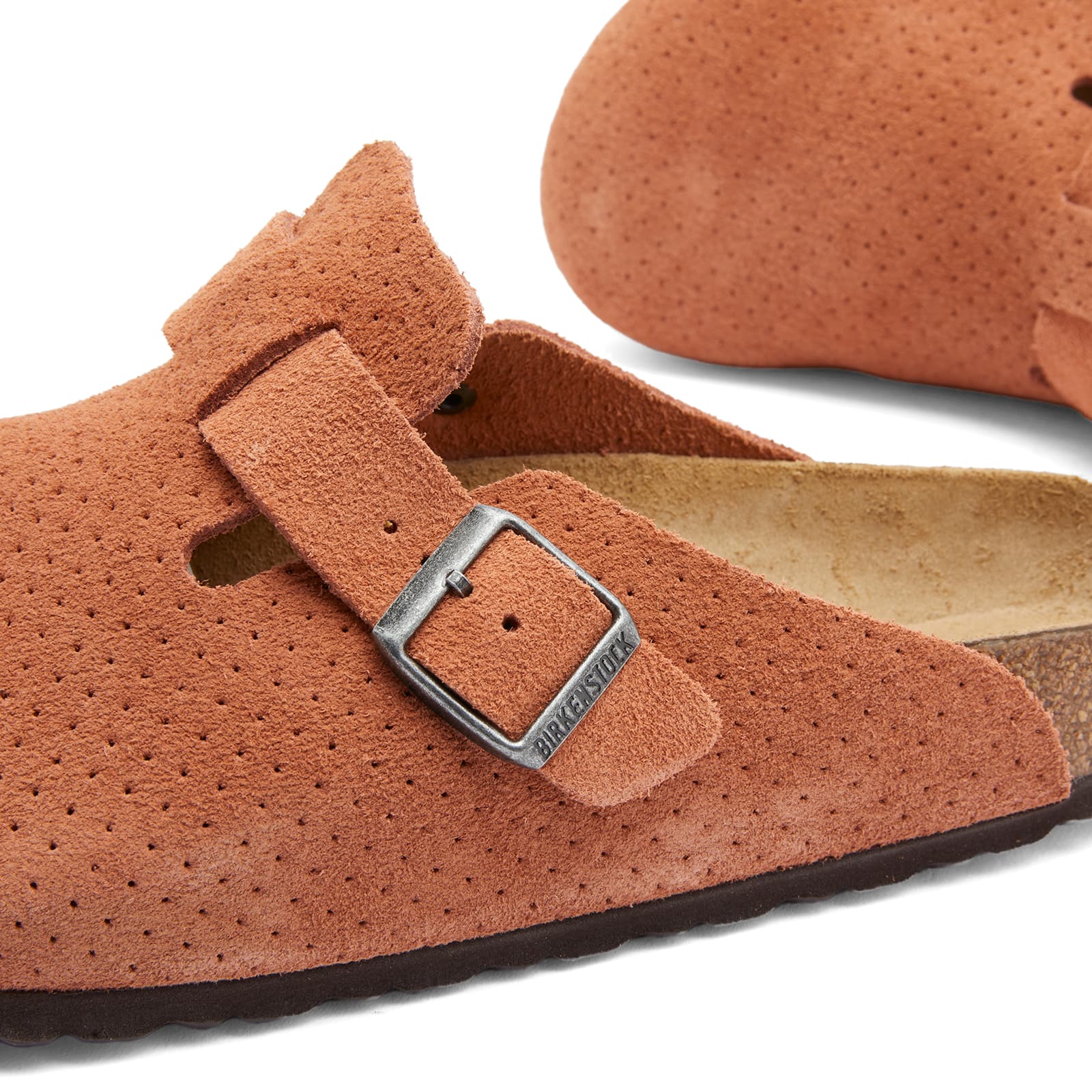 Birkenstock Boston Burnt Orange Embossed Dots | END. (GB)