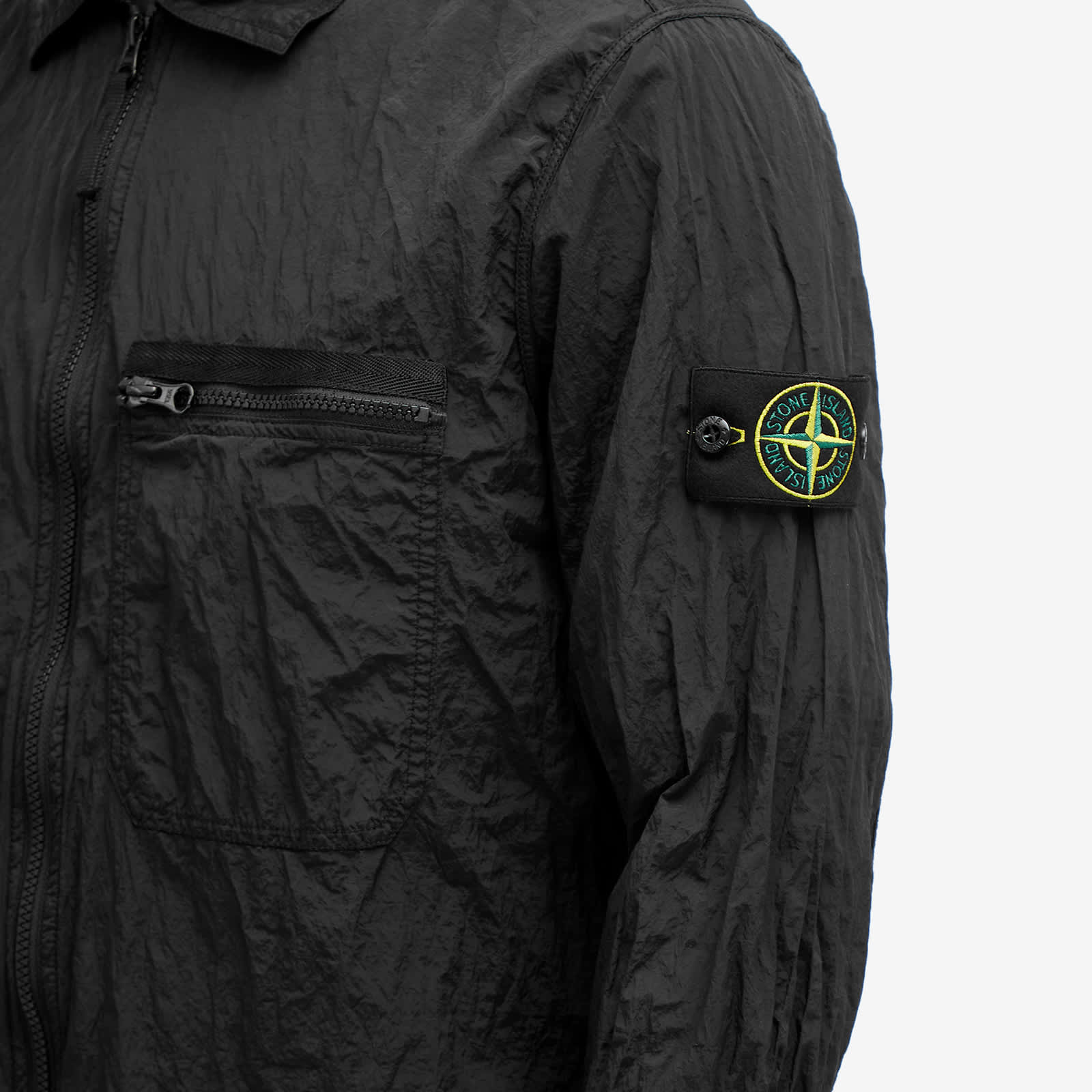Stone Island Nylon Metal Shirt Jacket Black | END. (US)