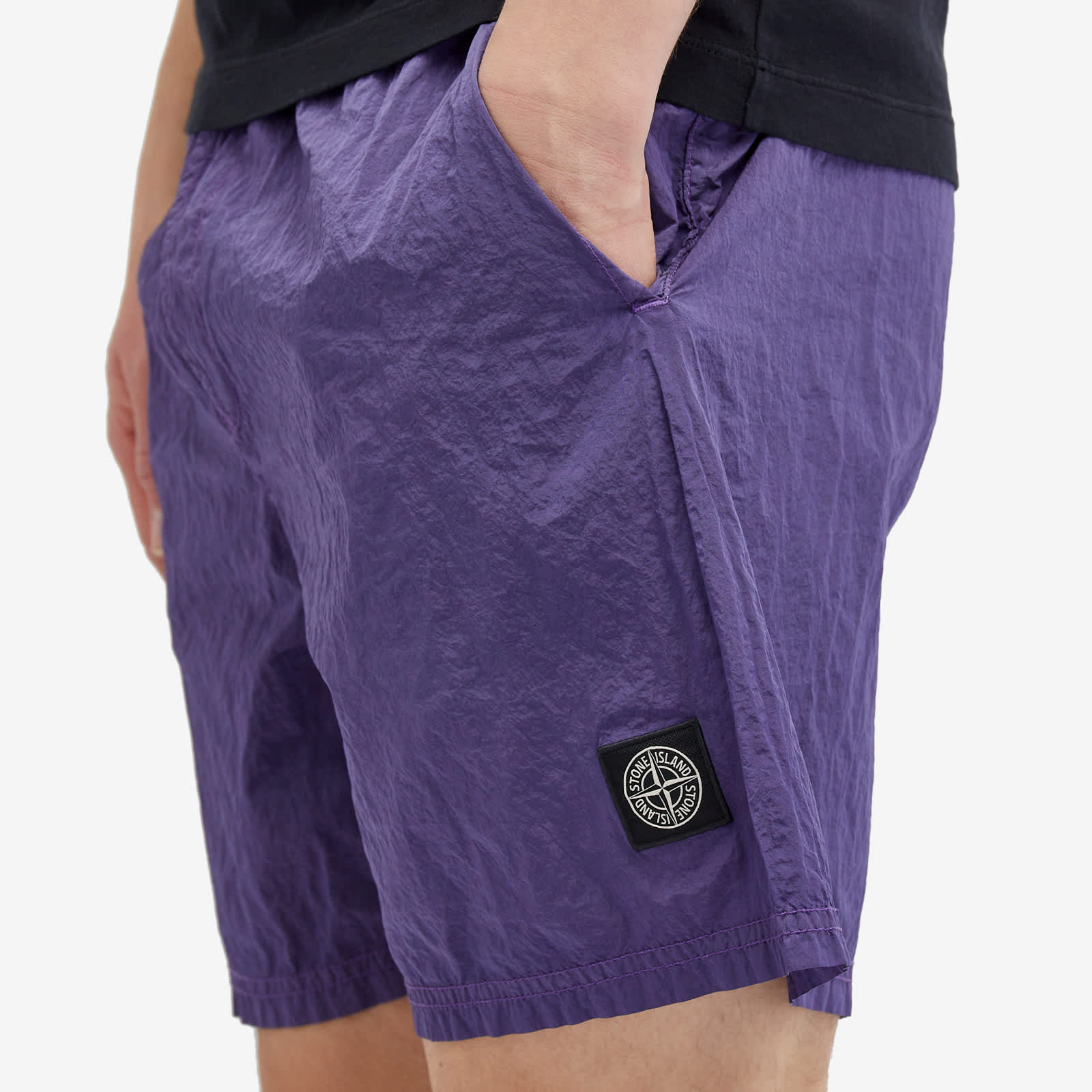 Stone Island Nylon Metal Shorts Lavender | END. (GB)