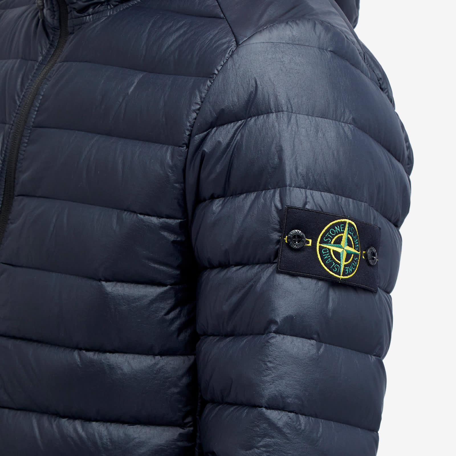 Stone Island Lightweight Hooded Down Jacket Navy | END. (US)