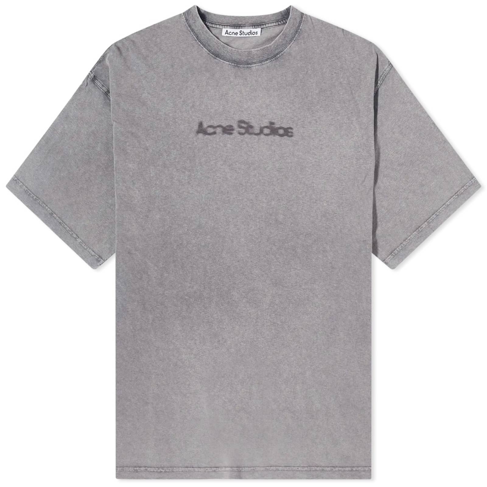 Acne Studios Logo T-Shirt Anthracite Grey | END. (GB)