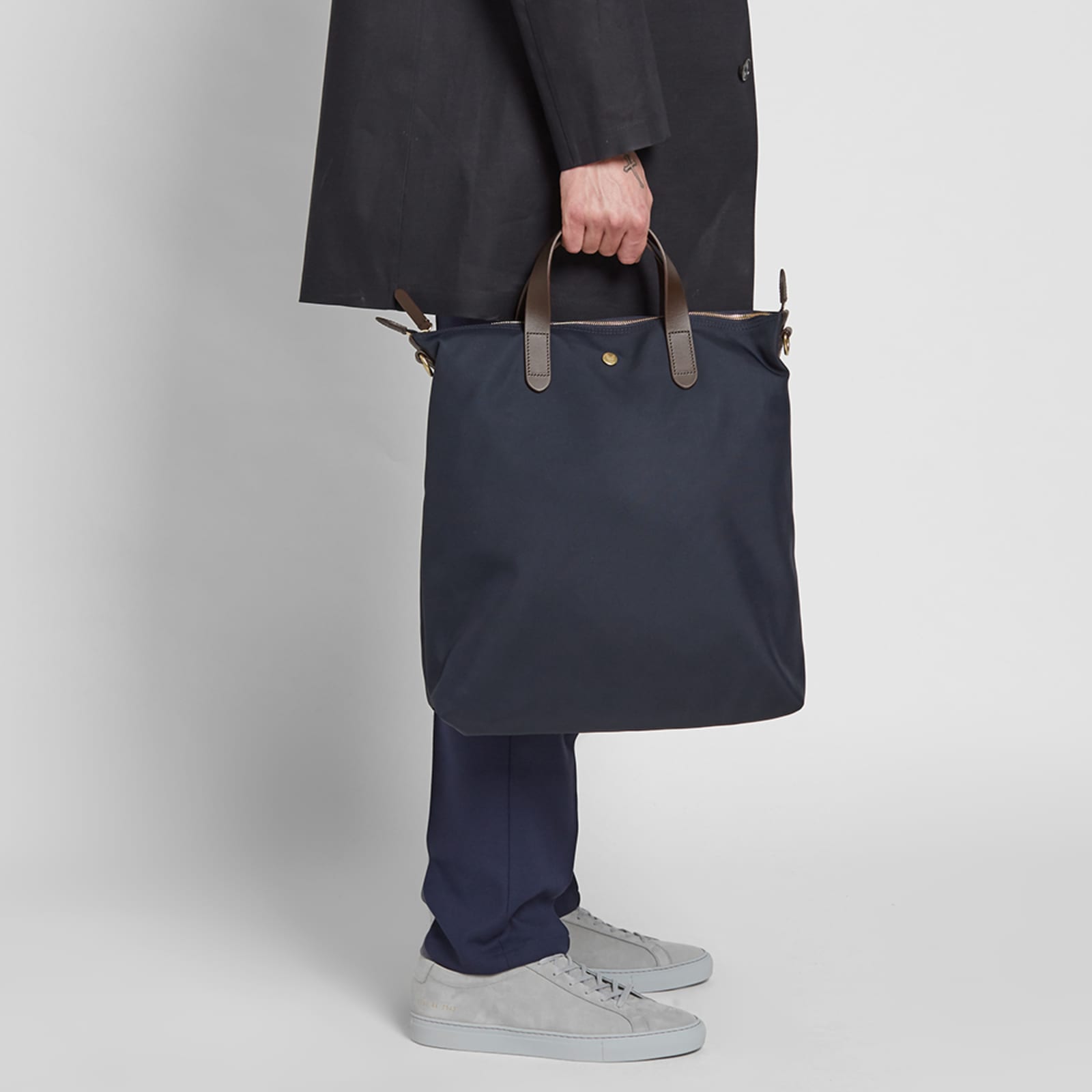 Mismo Shopper Shoulder Bag Navy & Dark Brown | END. (US)