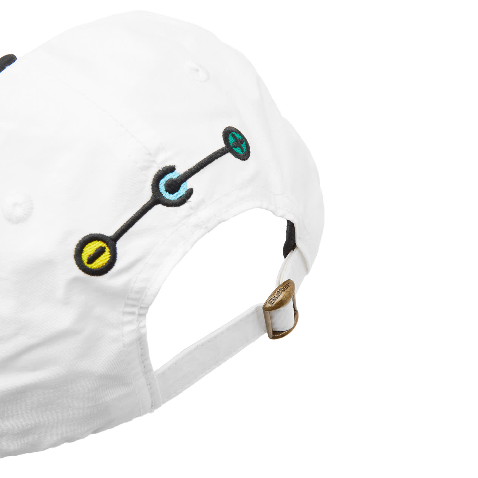 Butter Goods Applainces 6 Panel Cap Black & White | END. (US)