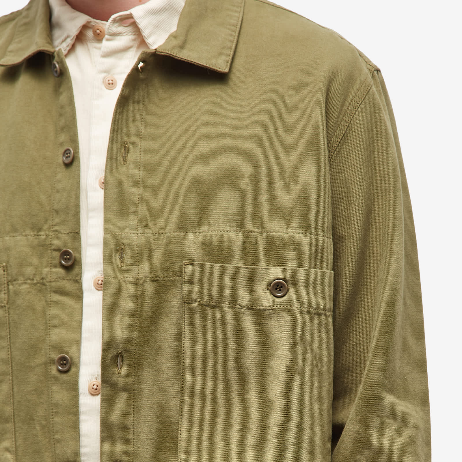 YMC Doc Savage Overshirt Olive | END.