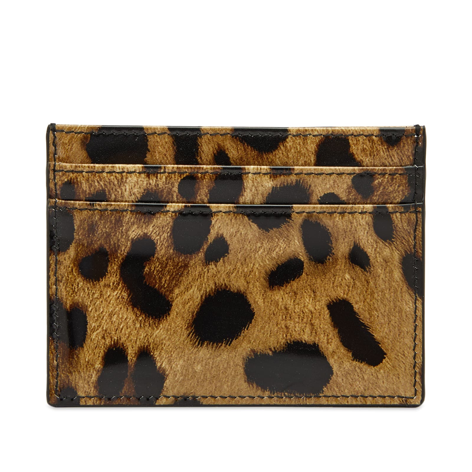 Dolce & Gabbana Leopard Print Card Holder Leo Senza Logo | END. (GB)