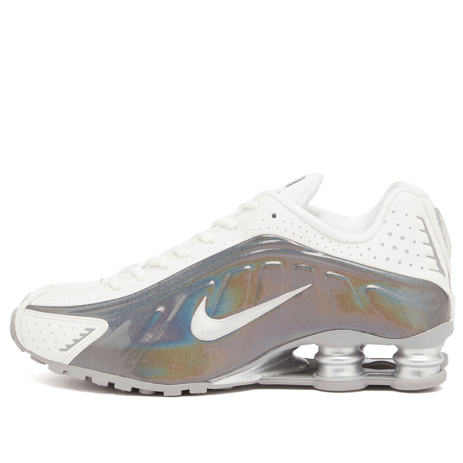 Nike Shox R4 W Sneaker White & Silver | END. (US)