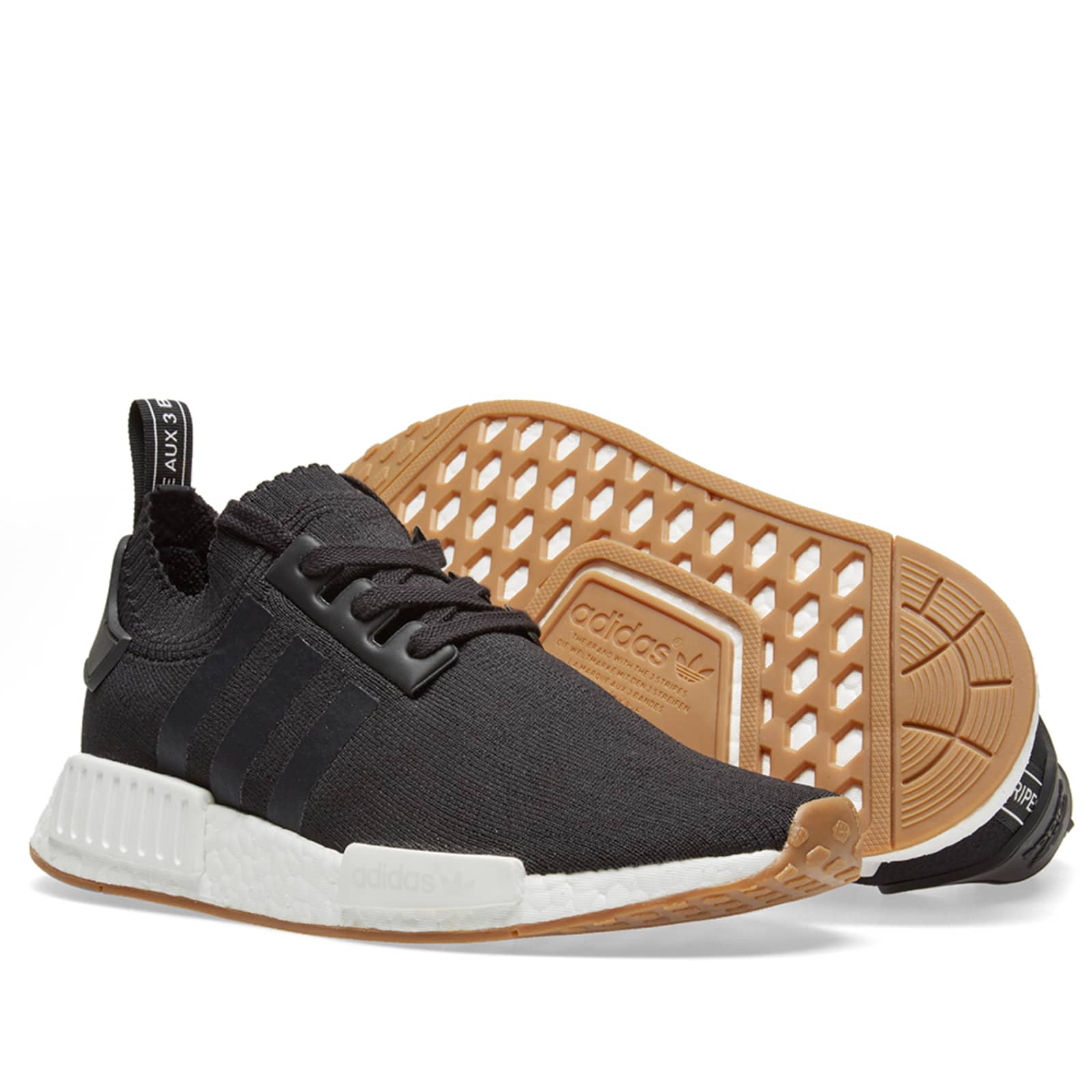 Adidas NMD_R1 PK Black & Gum | END. (US)