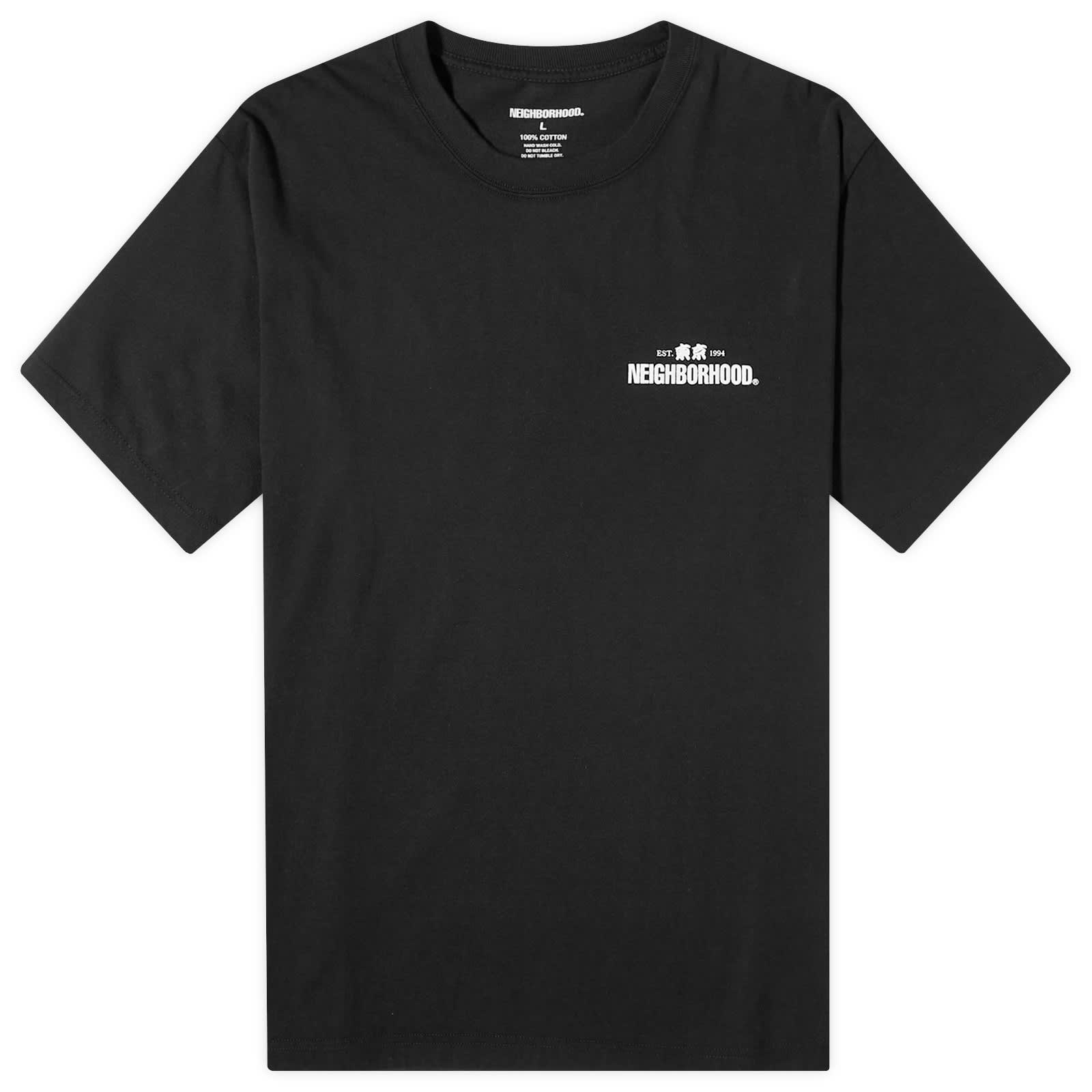 Neighborhood 4 Printed T-Shirt Black | END.