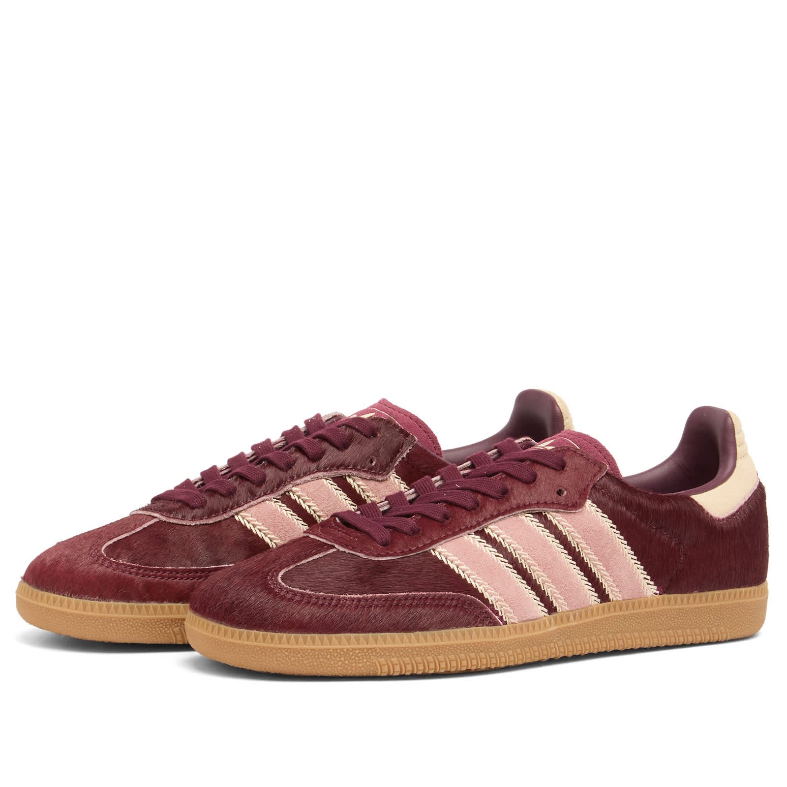 Adidas Samba OG W Sneaker Sand Strata, Maroon & Warm Clay | END. (US)