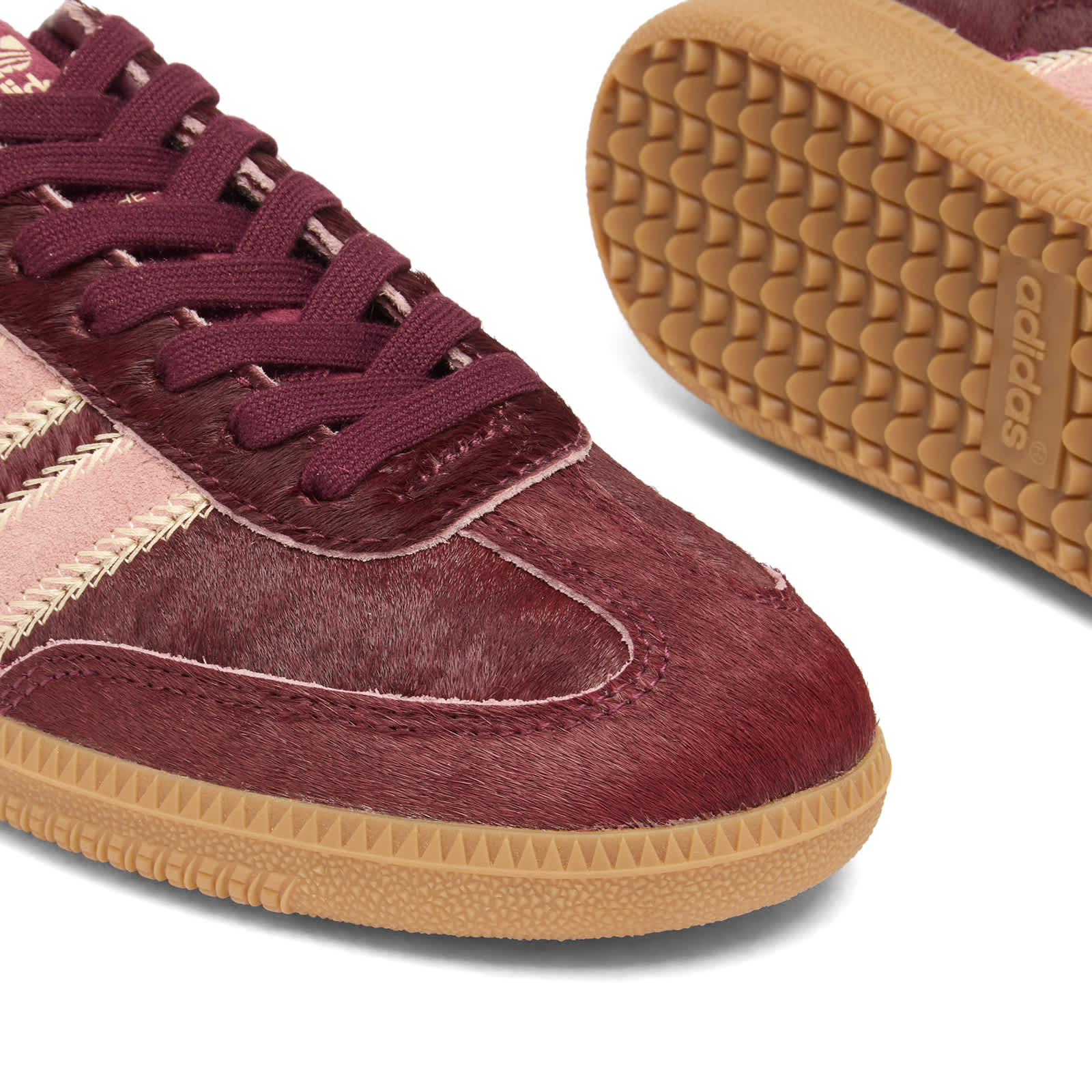 Adidas Samba OG W Sneaker Sand Strata, Maroon & Warm Clay | END. (US)