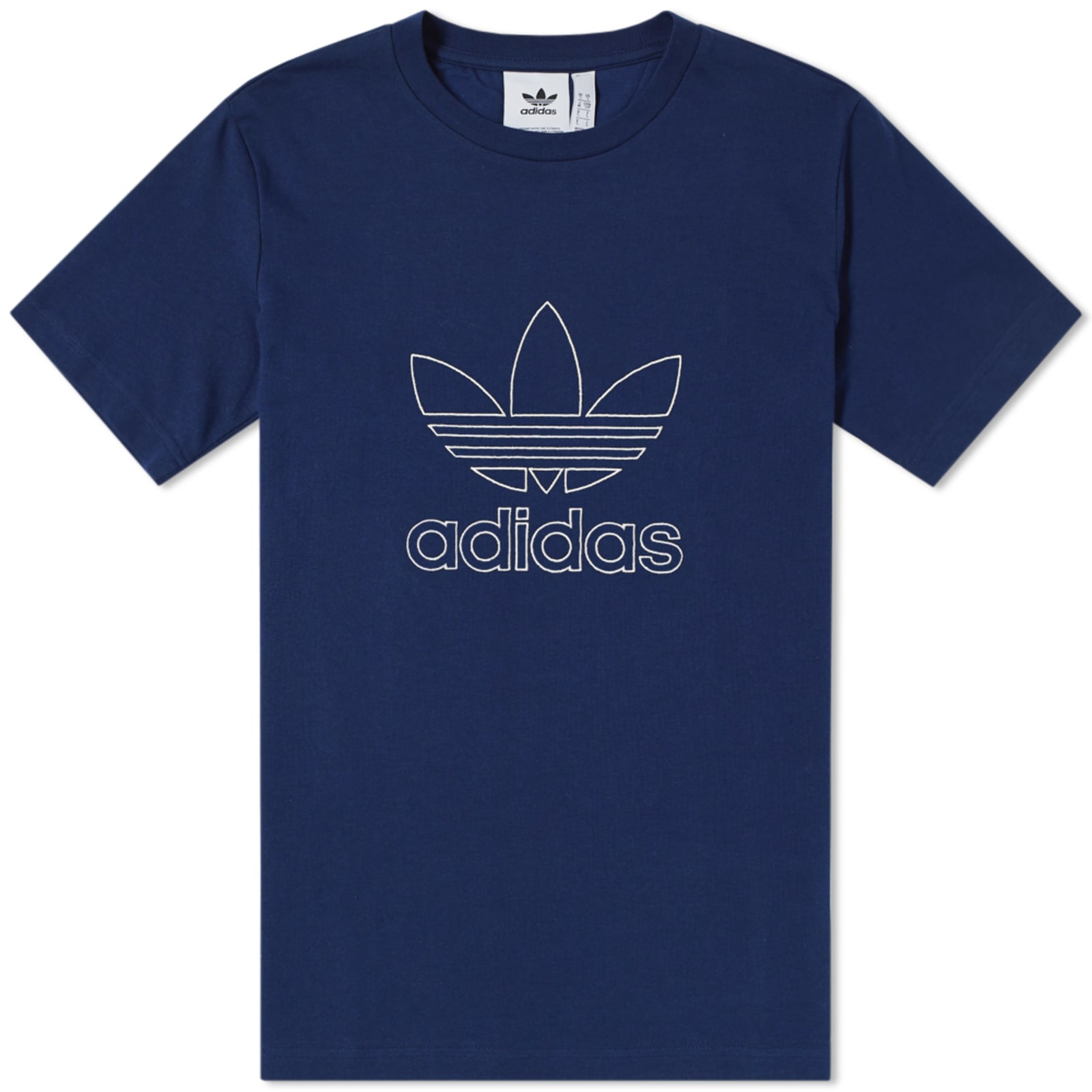 Adidas Outline Tee Collegiate Navy | END. (US)
