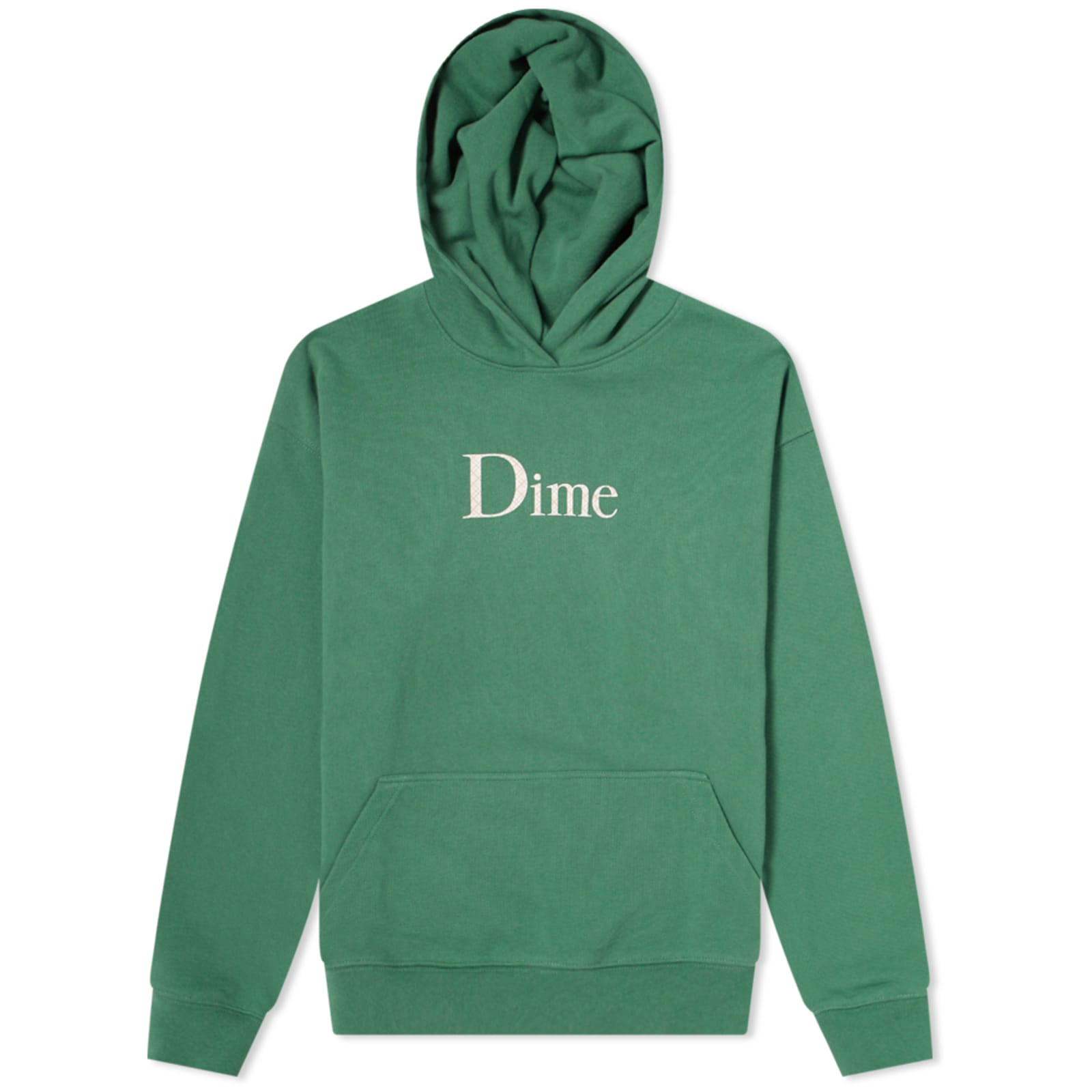 Dime Classic Plaid Logo Hoodie Green | END.
