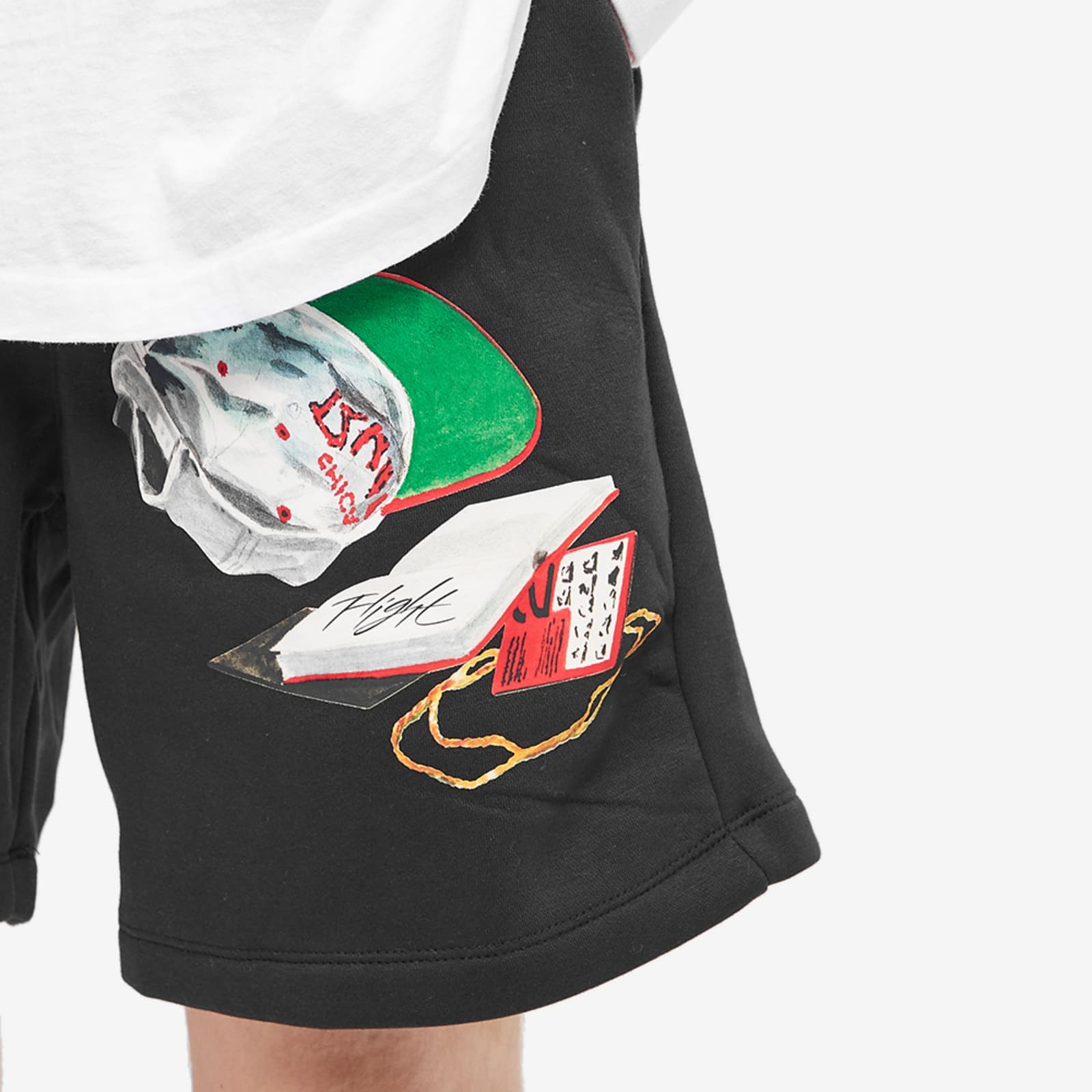 Air Jordan Flight Artists Shorts Black, Sail & University Red | END. (US)