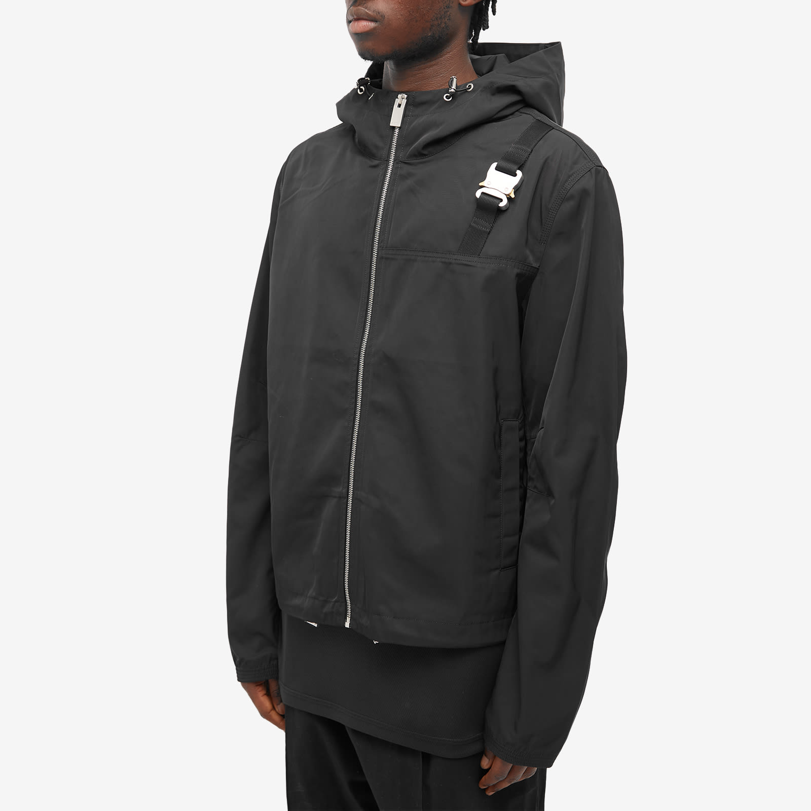 1017 ALYX 9SM Buckle Windbreaker Jacket Black | END. (GB)