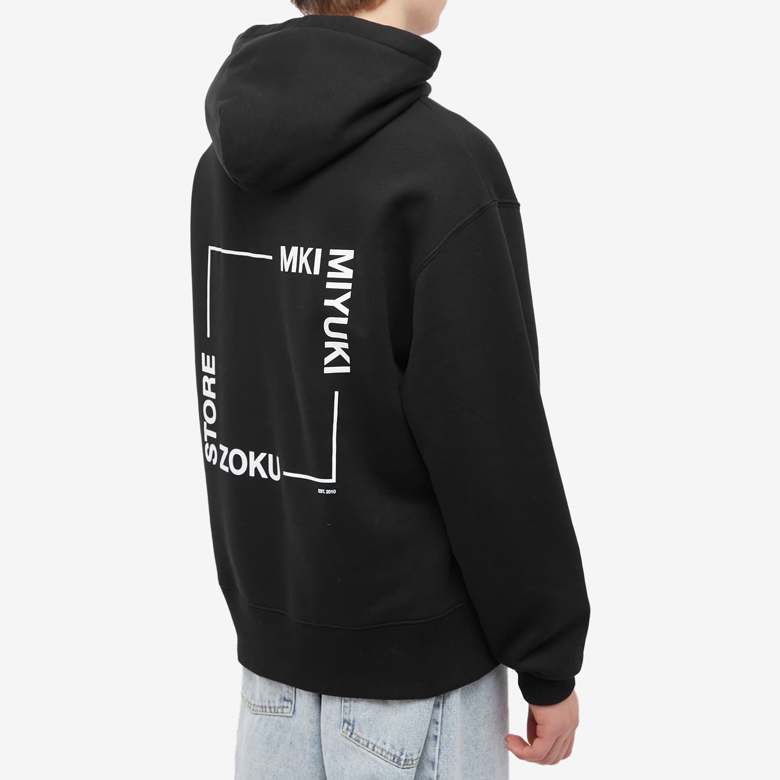 MKI Square Logo Hoodie Black | END.