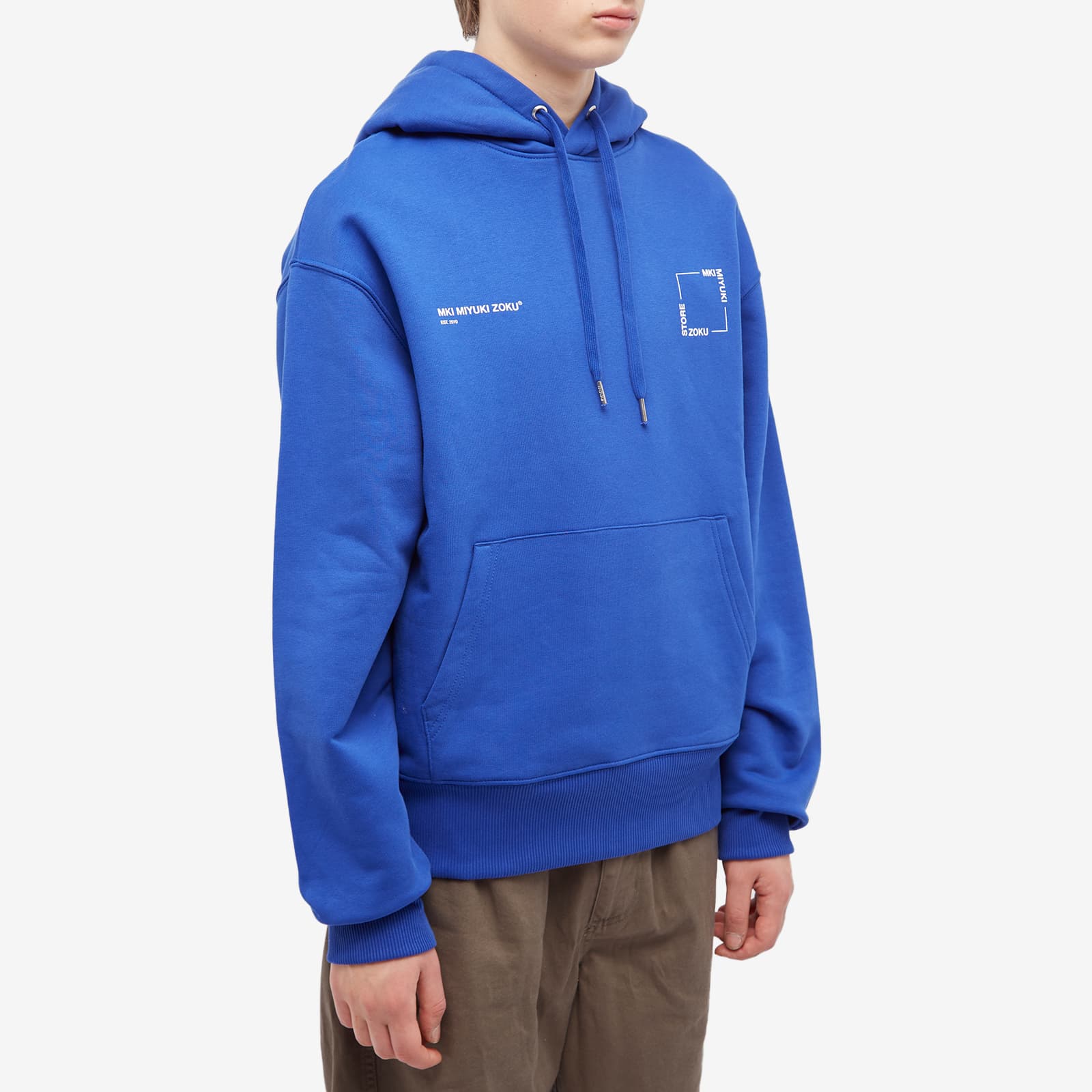 MKI Square Logo Hoodie Royal Blue | END. (GB)