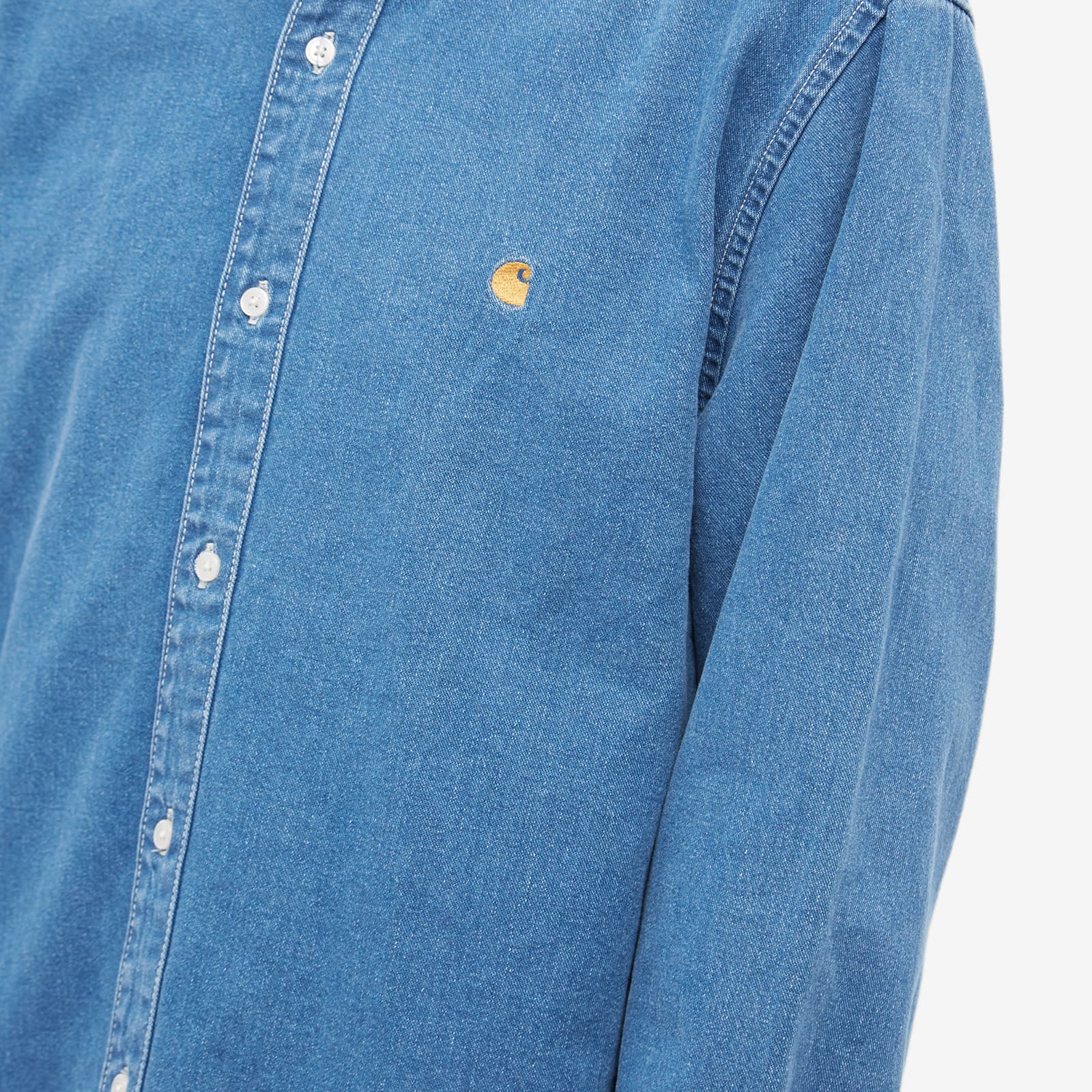 Carhartt WIP Weldon Shirt Blue Heavy Stone Wash | END. (GB)