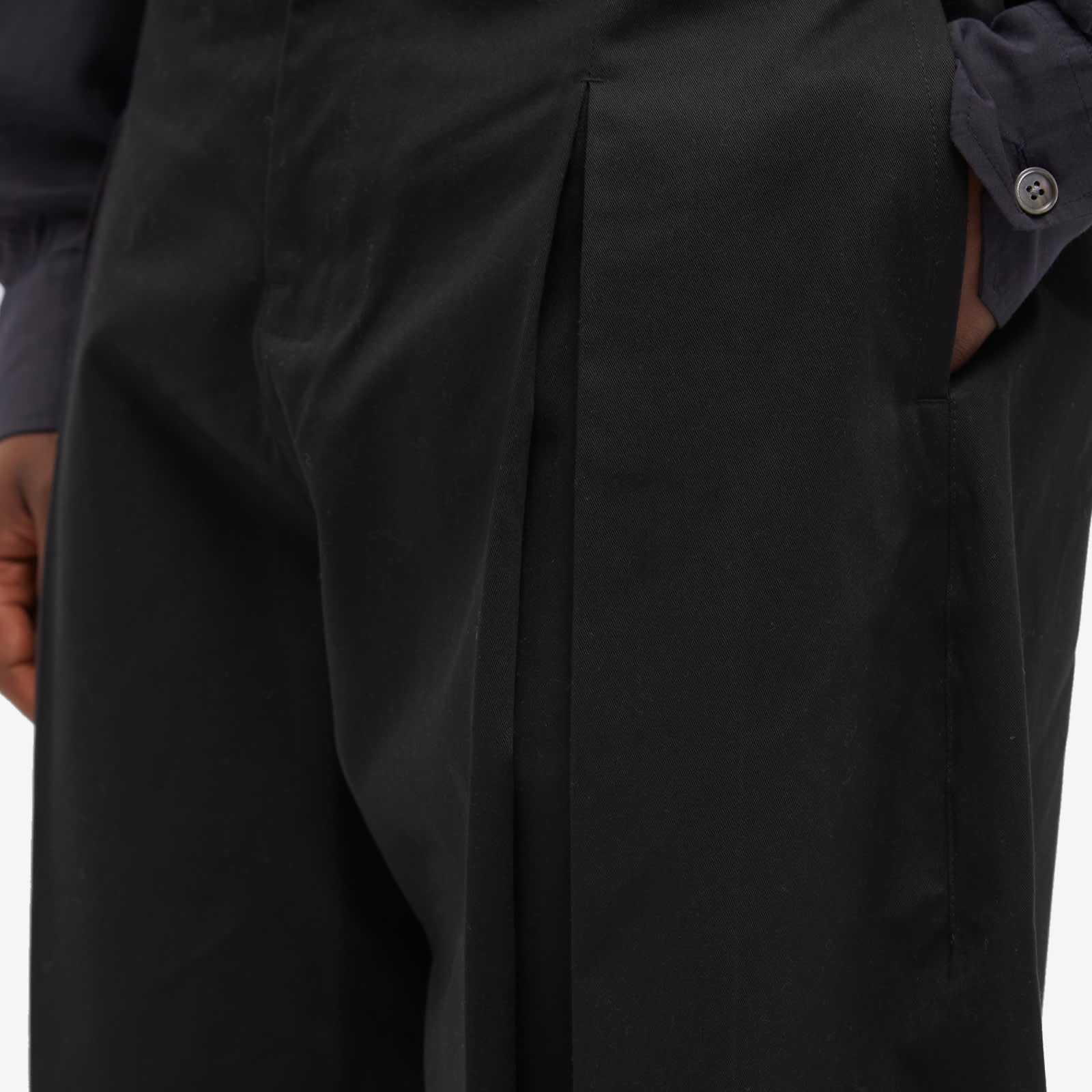 Sage Nation Box Pleat Trouser Black | END. (NZ)