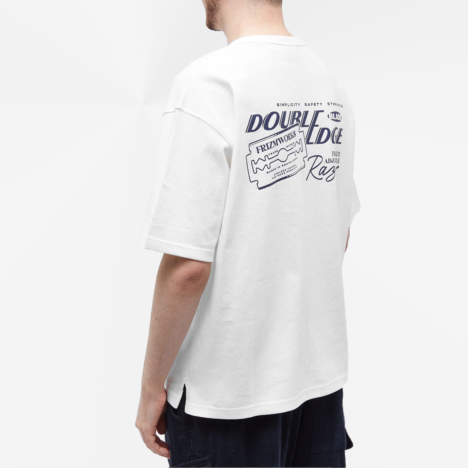 FrizmWORKS Razor Blade T-Shirt White | END.