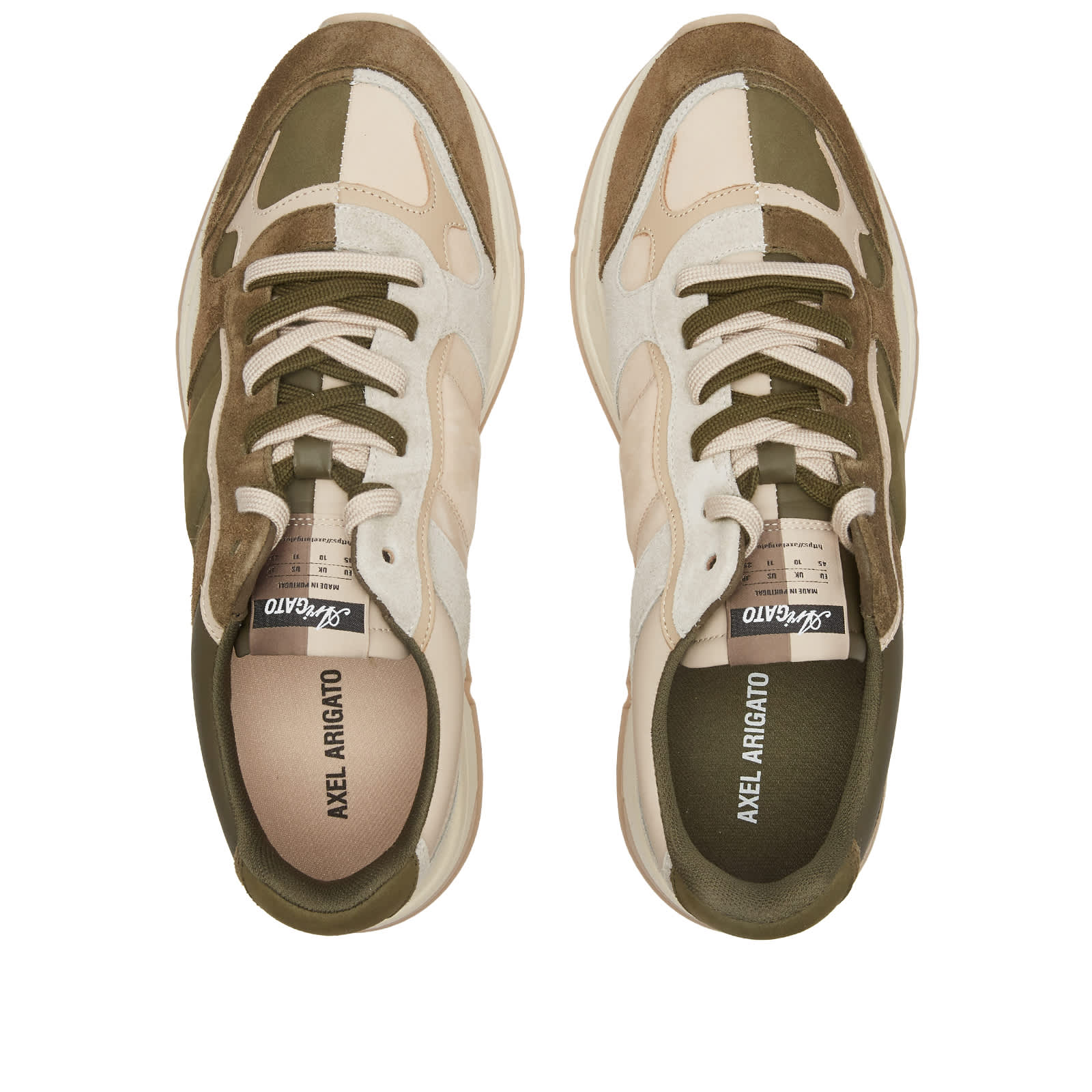 Axel Arigato Rush 50/50 Sneaker Beige & Khaki | END. (US)
