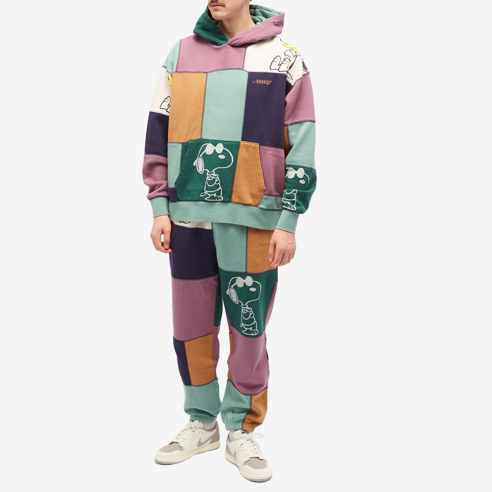 Awake NY x Peanuts Patchwork Hoodie Multi | END. (HK)