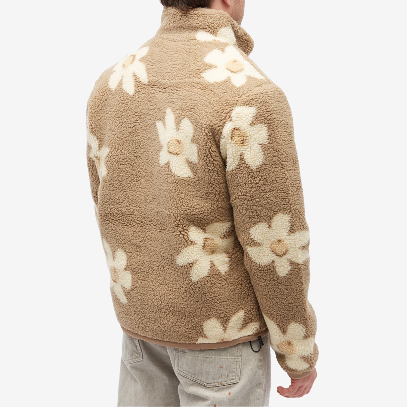Axel Arigato Billie Flower Fleece Jacket Camel | END. (GB)