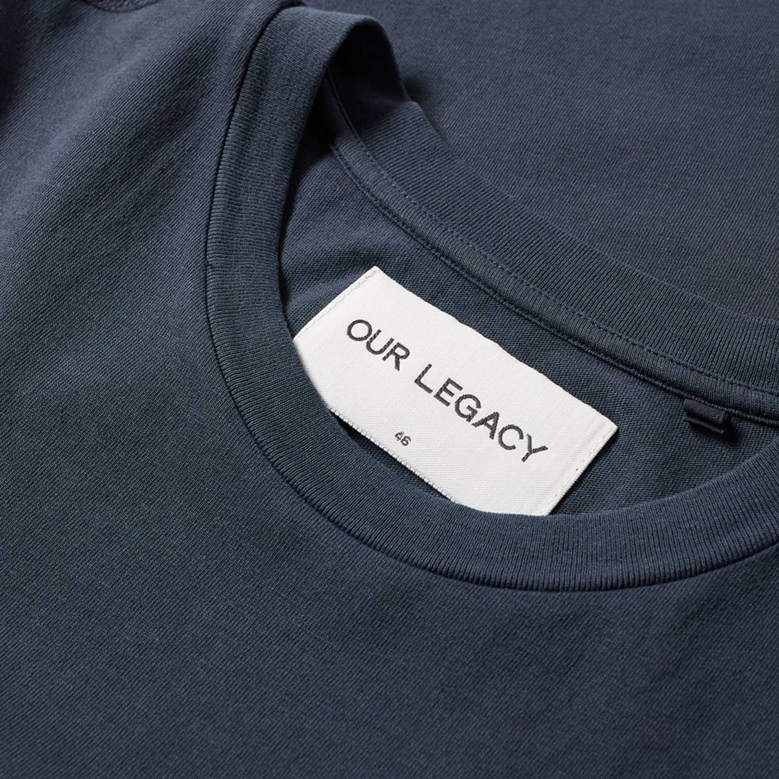 Our Legacy SPLASH Bump Army Jersey Tee Vintage Black | END. (SE)